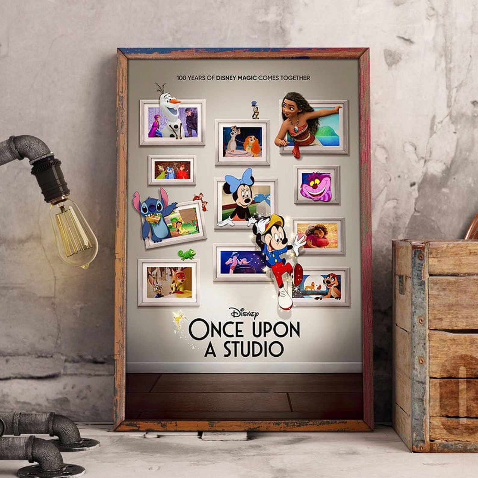 Poster Disneyland Once Upon A Studio Poster | Mickey Minnie Mouse ...