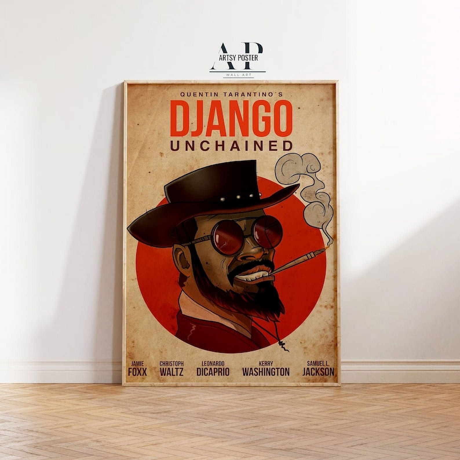 Poster Django Unchained Movie Poster , Quentin Tarantino Film Print ...
