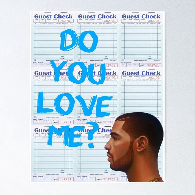 Poster Do You? - Guest Check @Nikkisbling_ - No Framed, Vintage Wall ...