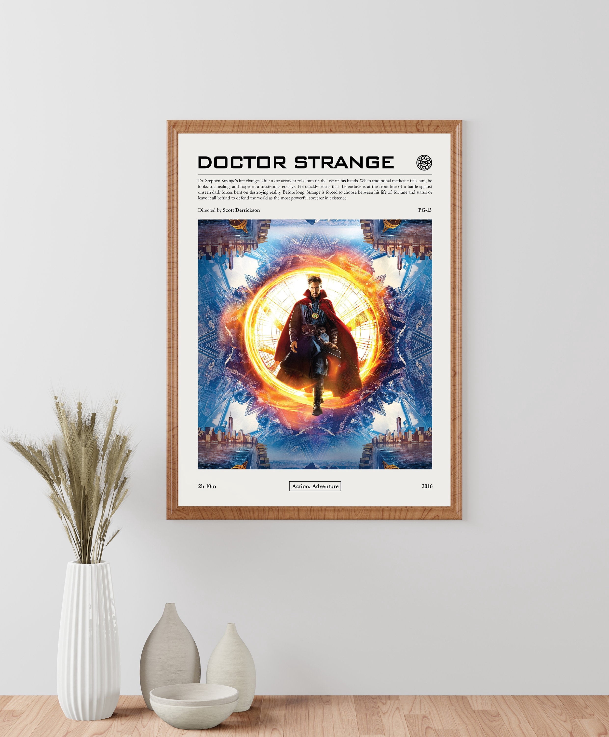 Poster Doctor Strange Minimalist Movie Poster | Marvel Room Decor | MCU ...