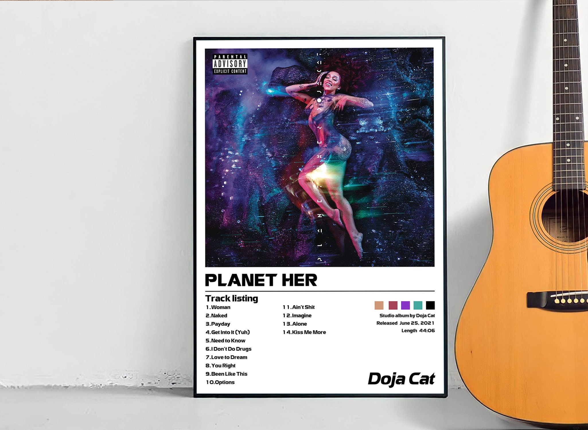 POSTER Doja Cat - Planet Her | Minimalist Album Cover Poster , Music Print , Album Print , Gift ...
