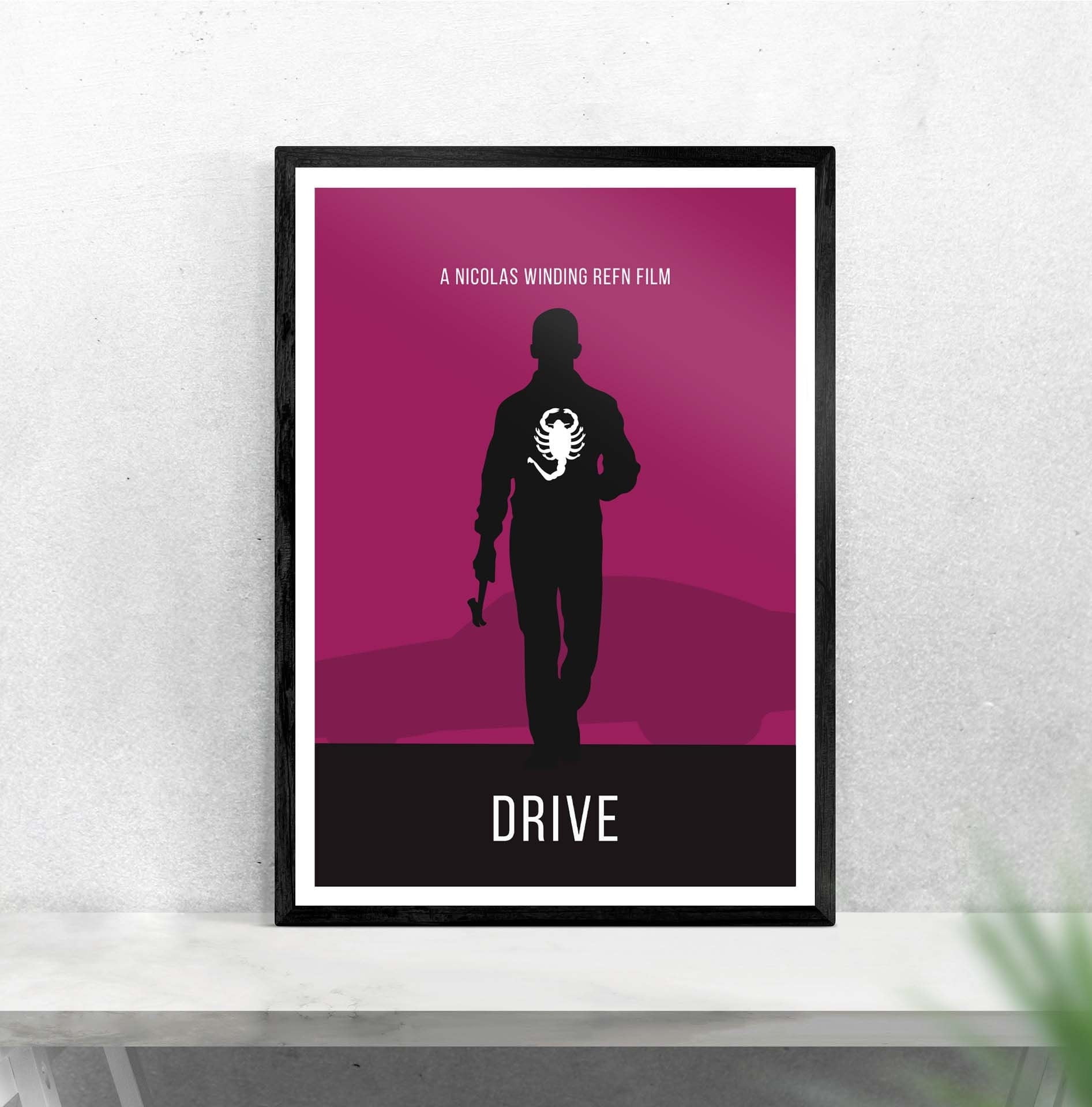 Poster Drive film Poster , Wall Art, Wall Decor, Wall Print, Movie ...