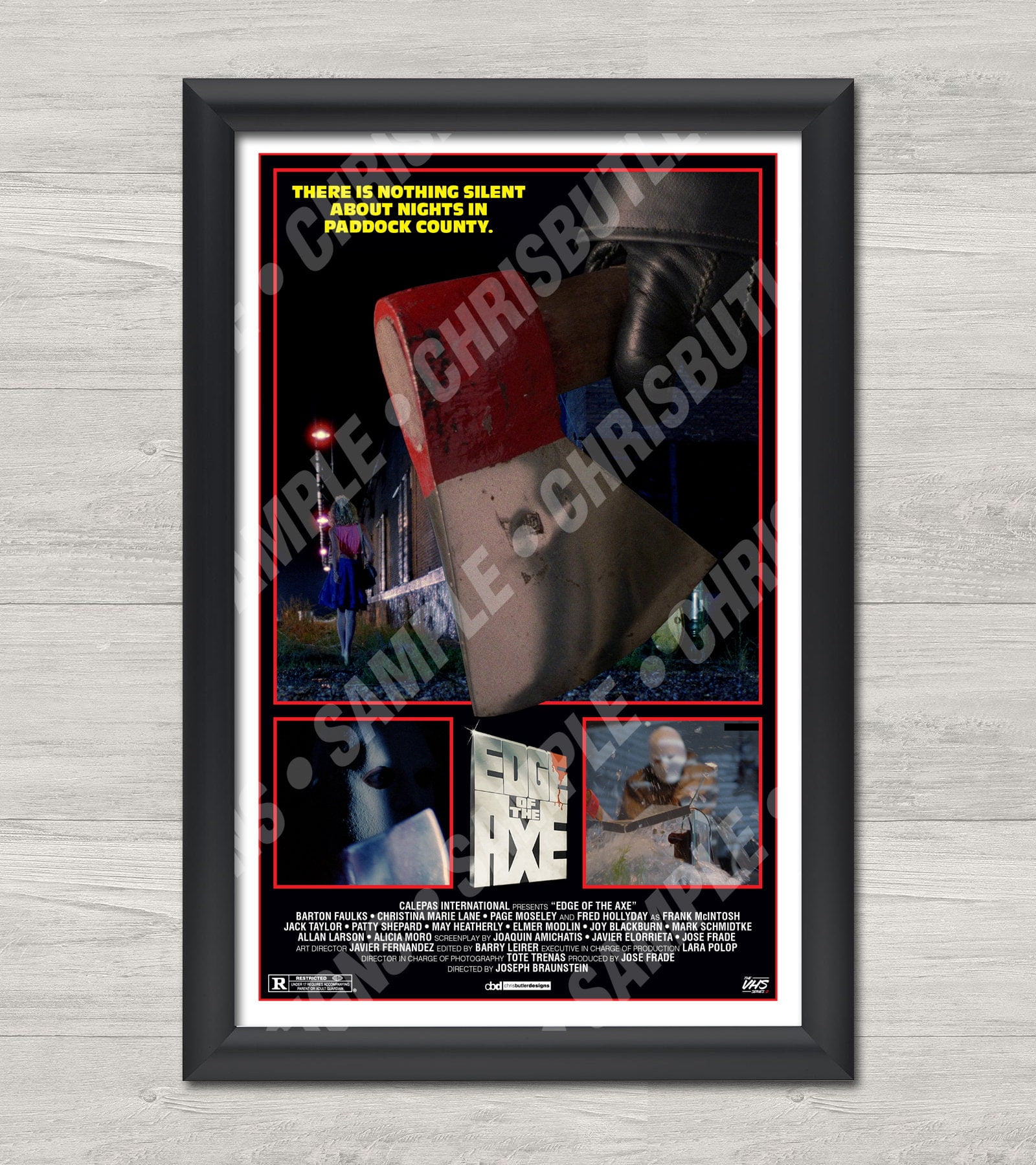 Poster Edge Of The Axe Movie Poster -UNFRAMED - Walmart.com