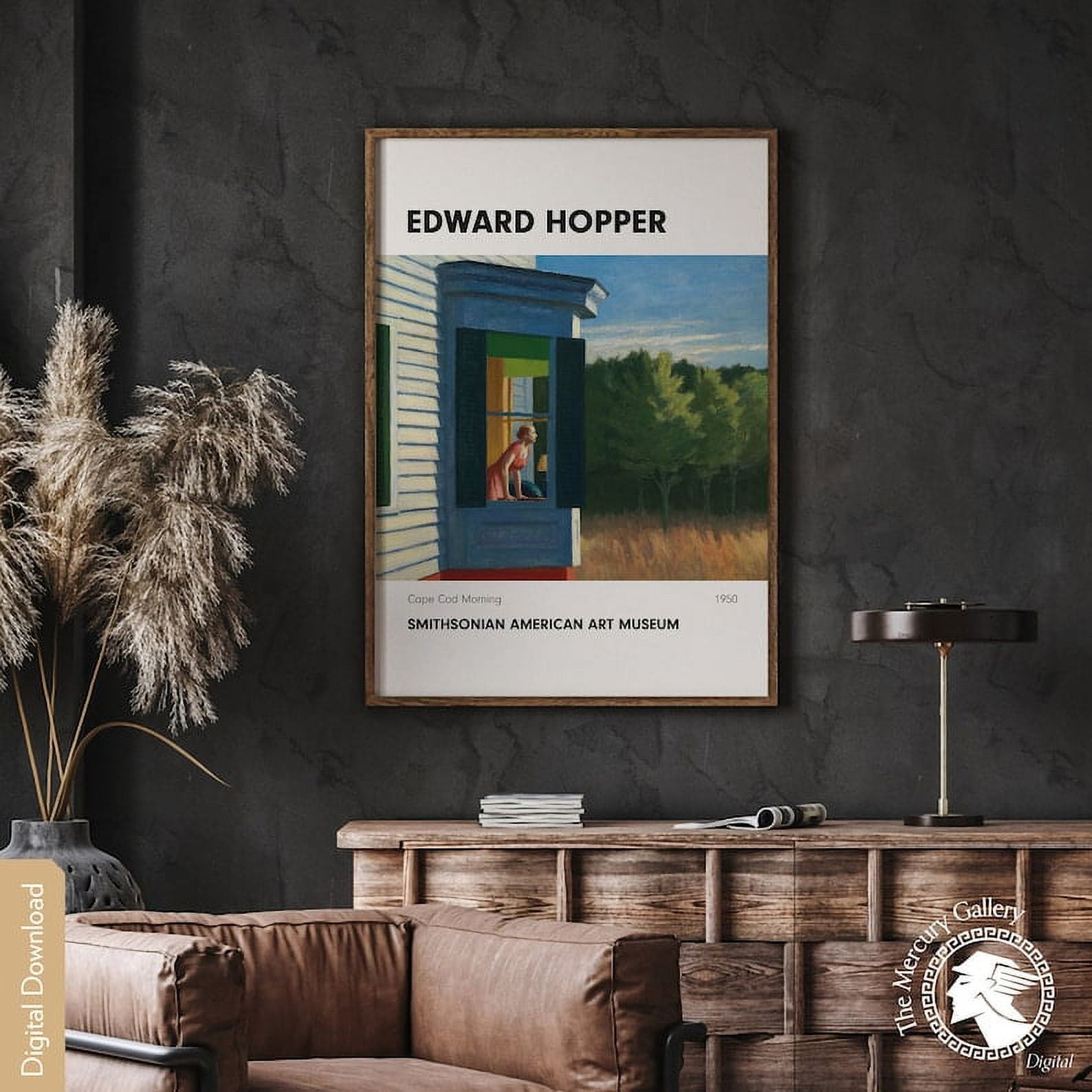 Poster Edward Hopper Poster , Cape Cod Morning - 1950, Vintage Poster ...