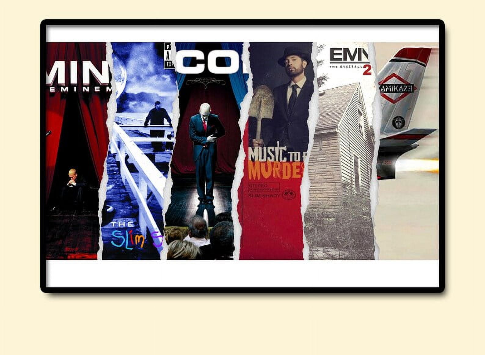 POSTER Eminem Album History Poster | Album Cover Poster | Room Decor ...