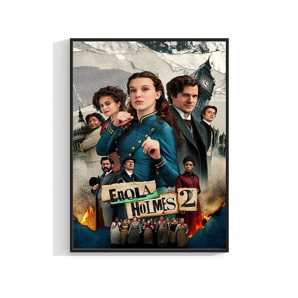 Poster Enola Holmes 2 Movie Poster 2022 Art Print Film -UNFRAMED ...