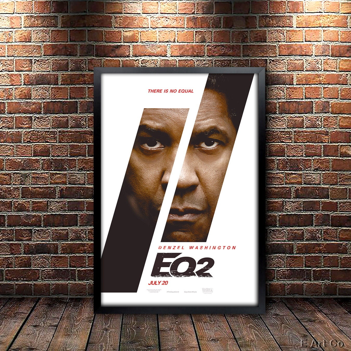 Poster Equalizer 2, EQ2 Movie Poster -UNFRAMED - Walmart.com