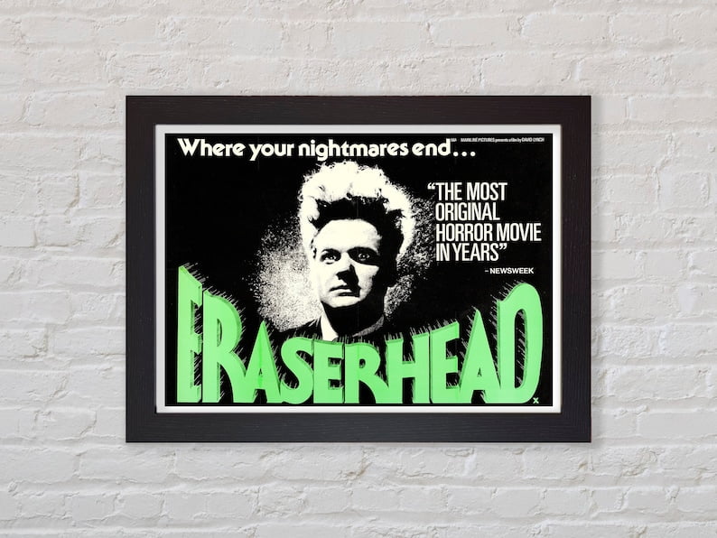 Poster Eraserhead Cult Movie Poster Reproduction Print David Lynch Wall ...