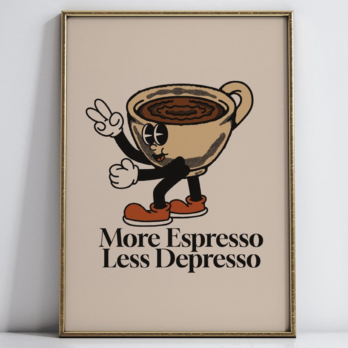 Poster More Espresso Less Depresso Poster, Home Decor, Wall Art, Trendy ...