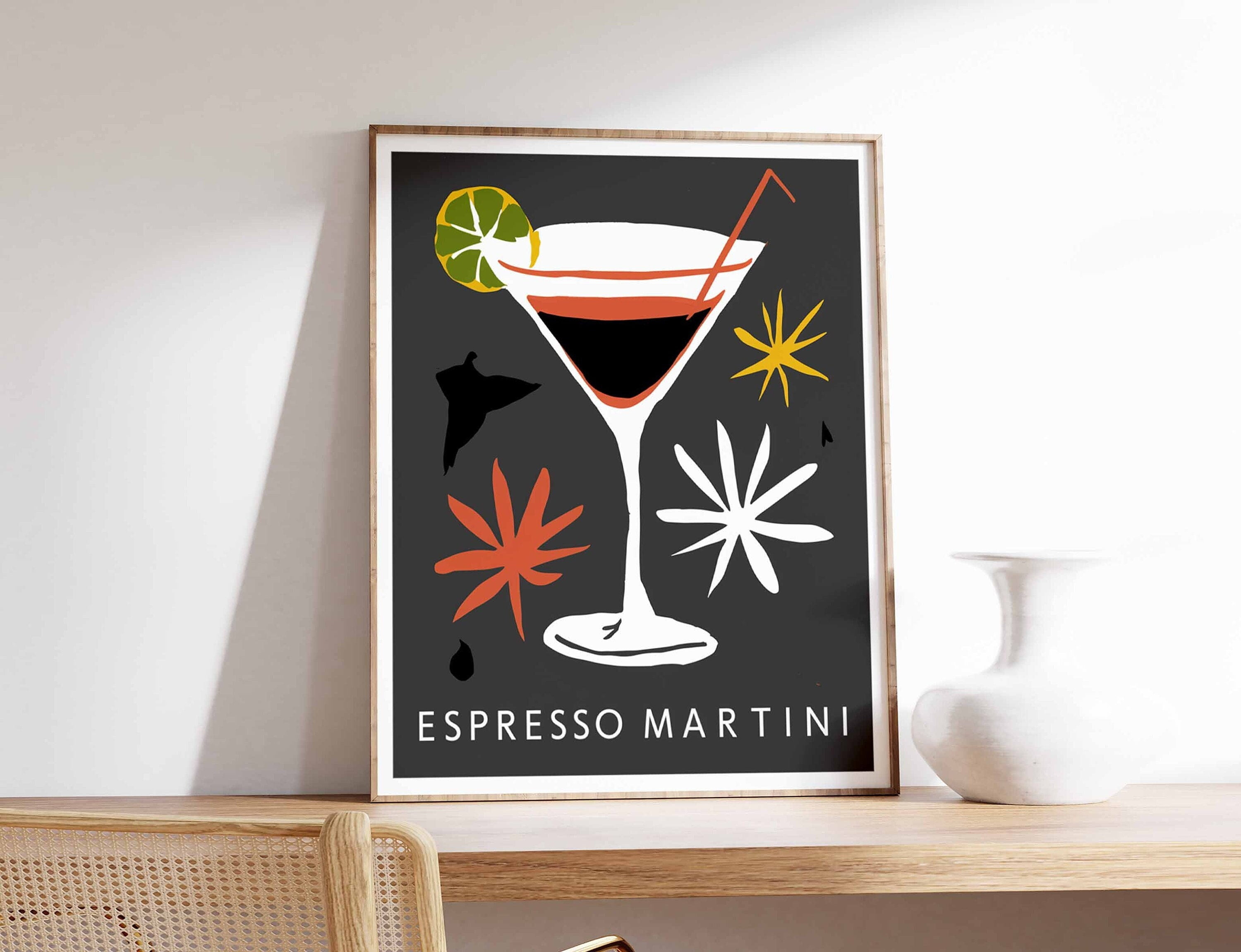 Poster Espresso Martini Poster , Cocktail Print, Bar Art, Mixology ...