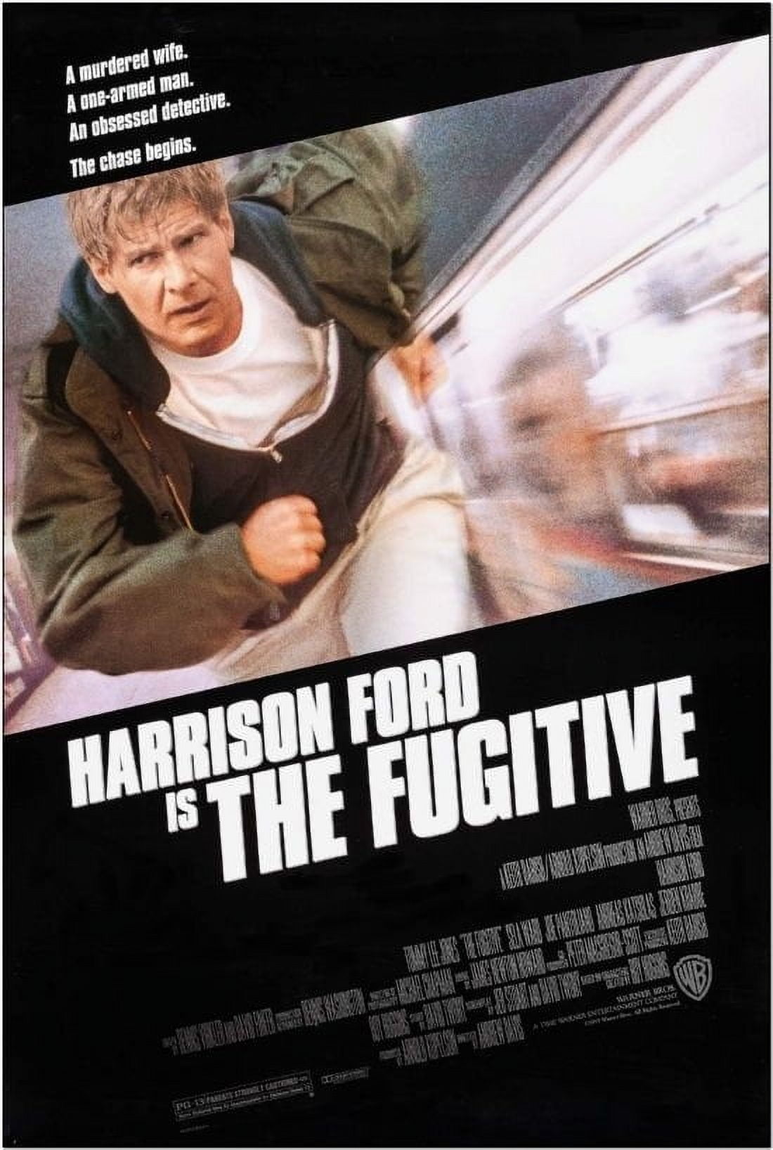 Poster FUGITIVE - 1993 - Original Rolled 1-Sheet Movie Poster - Final ...