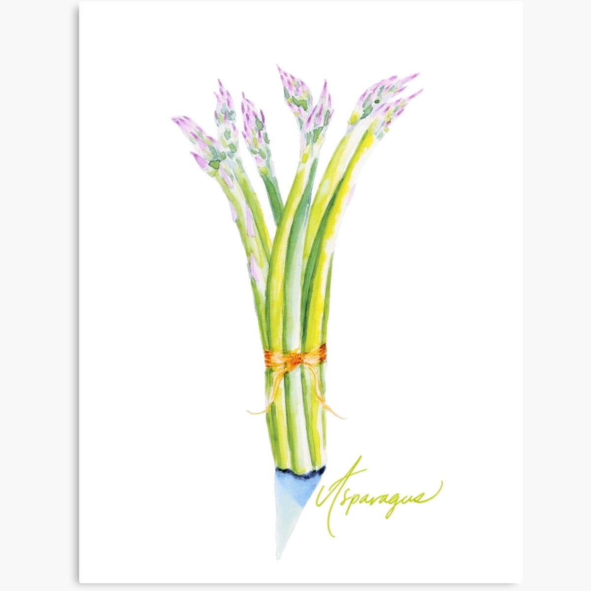 Poster Farm Fresh Spring Asparagus - No Framed, Vintage Wall Art ...