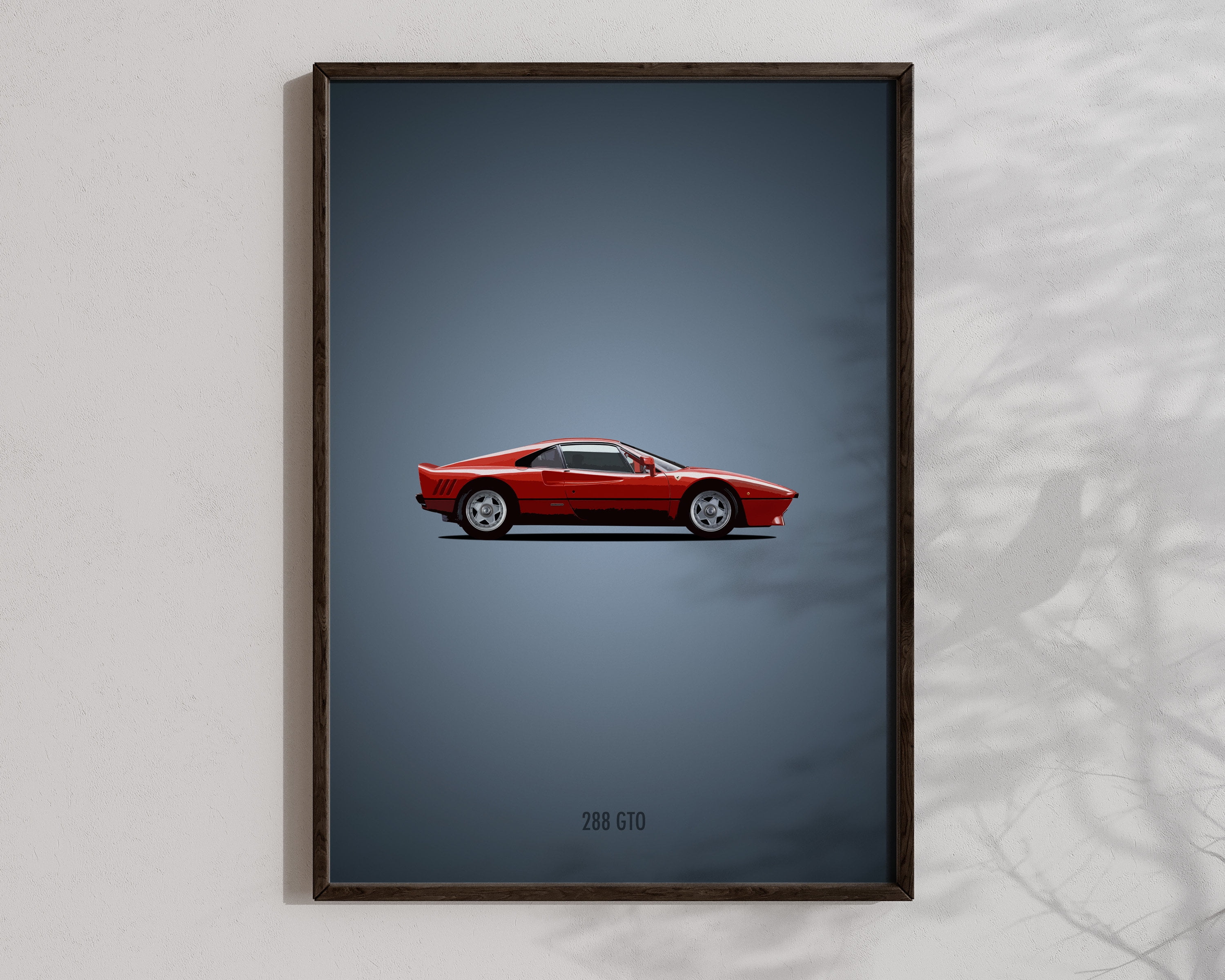Poster Ferrari 288 GTO Wall Art, Ferrari Poster , Super Car Prints ...