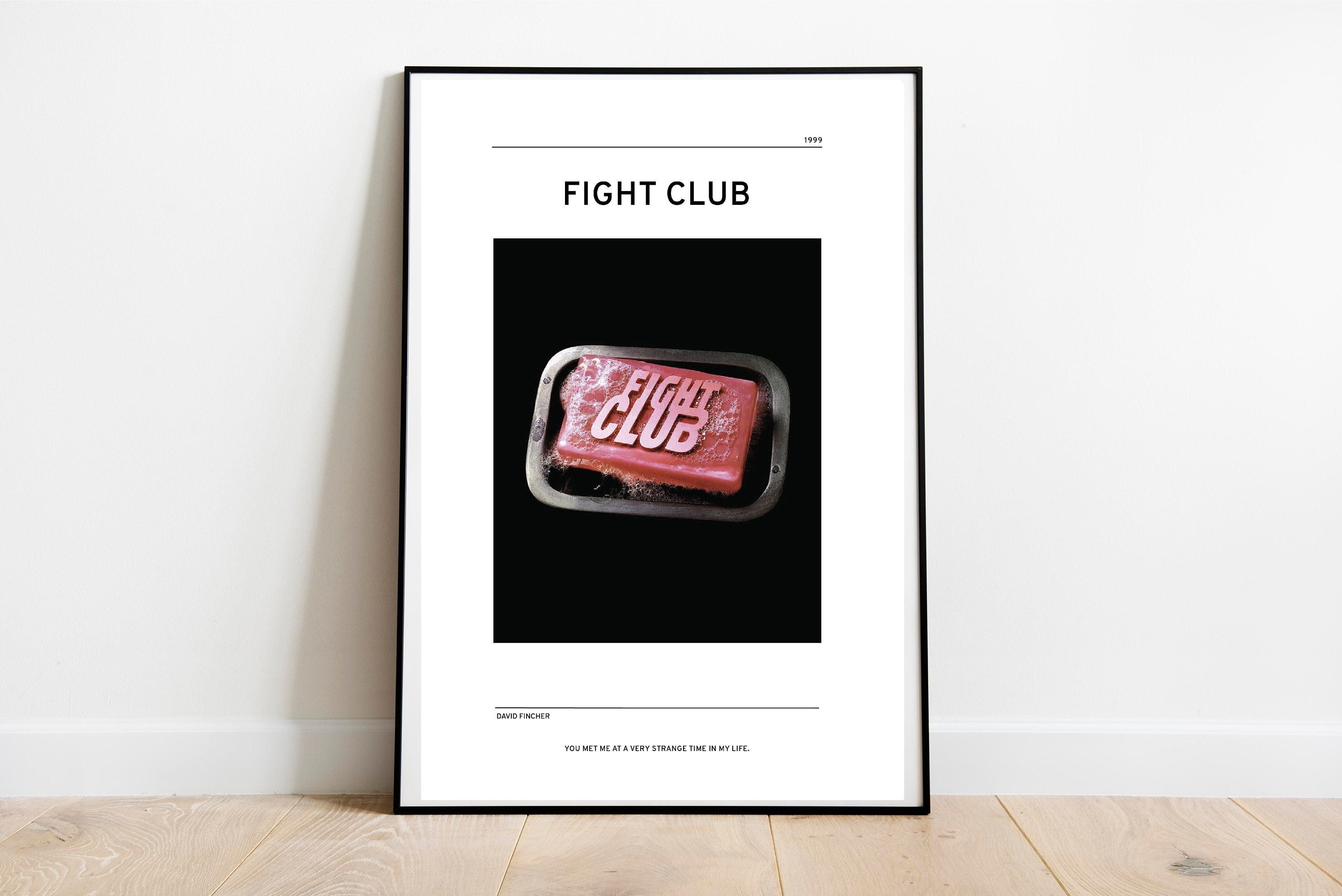 Poster Fight Club Inspired Art Print | David Fincher Poster |-UNFRAMED ...