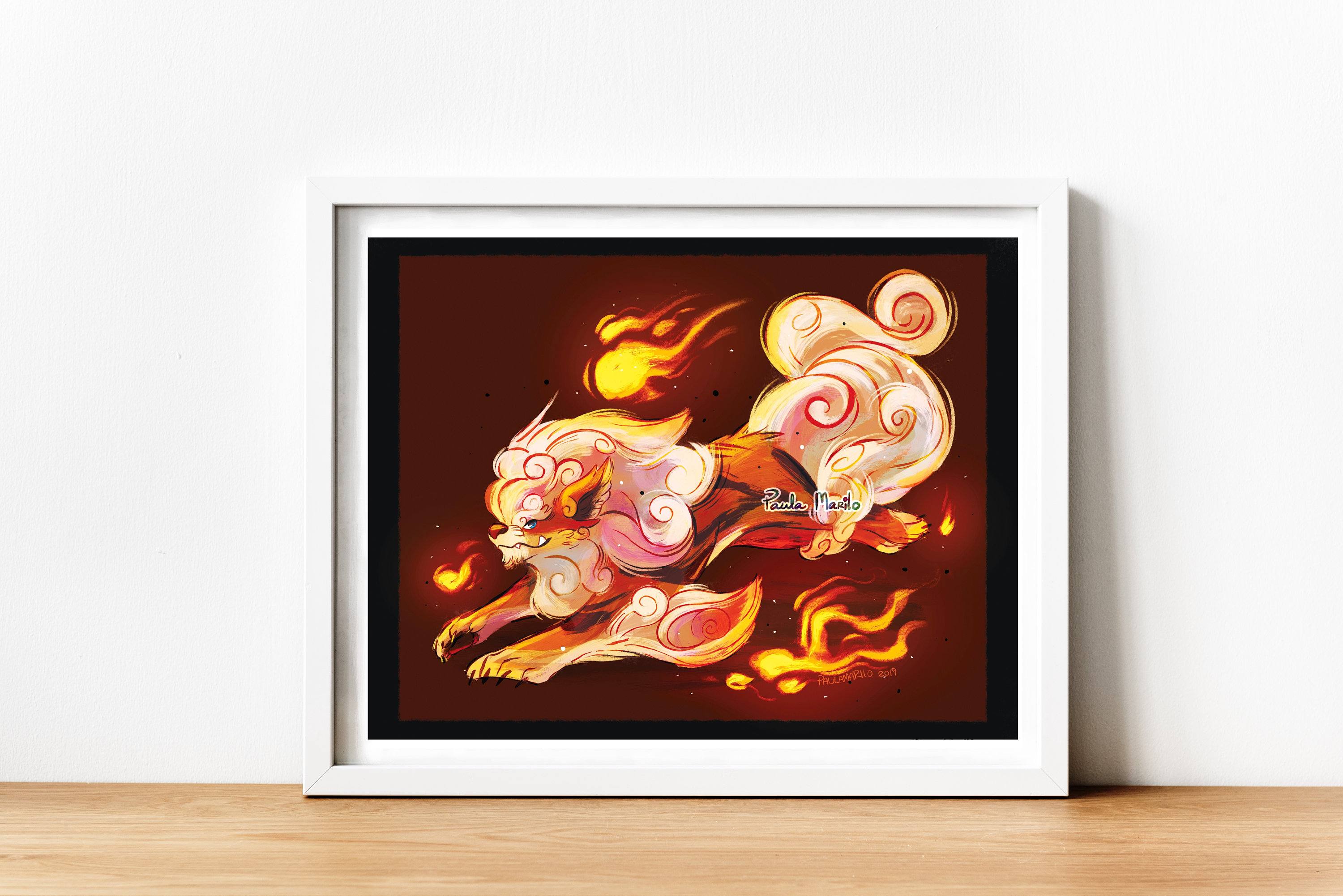 Poster Flare Blitz Arcanine Pokemon Print | Poster | Pokemon | Fire ...