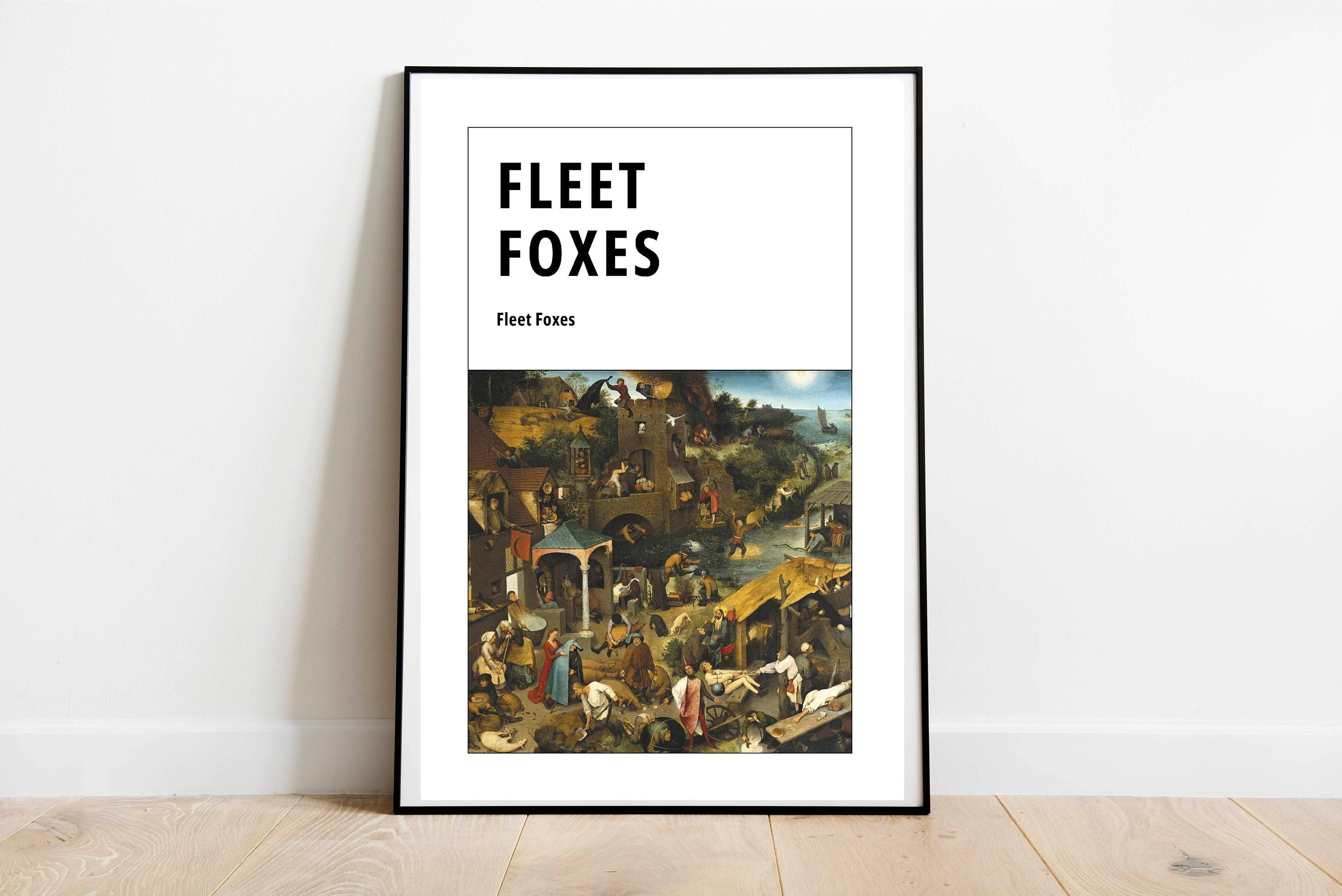 POSTER Fleet Foxes - Debut Album Art Print | Fleet Foxes Album Poster ...