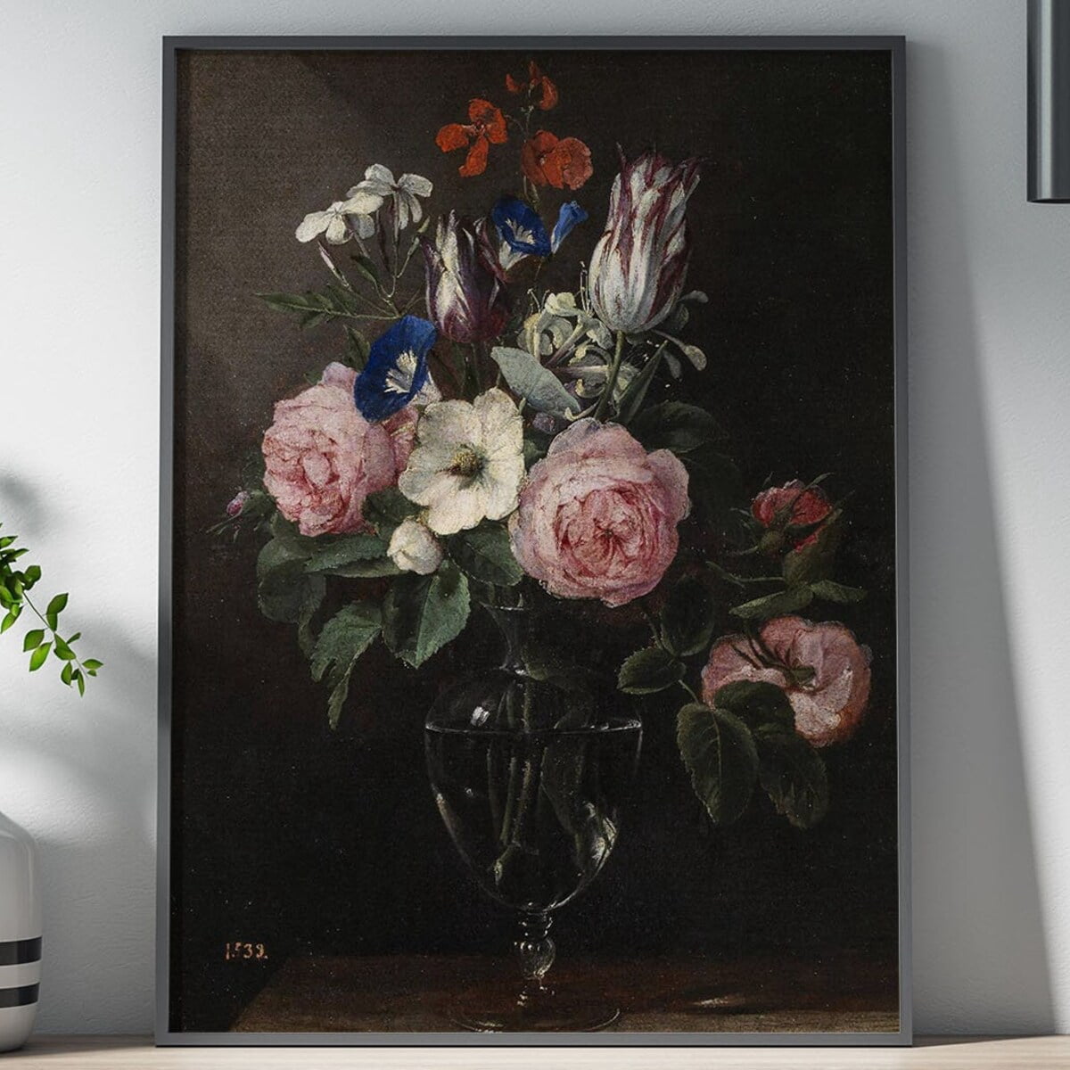 Poster Flowers In A Vase By Jan Brueghel Poster, Wall Art, Poster Print ...
