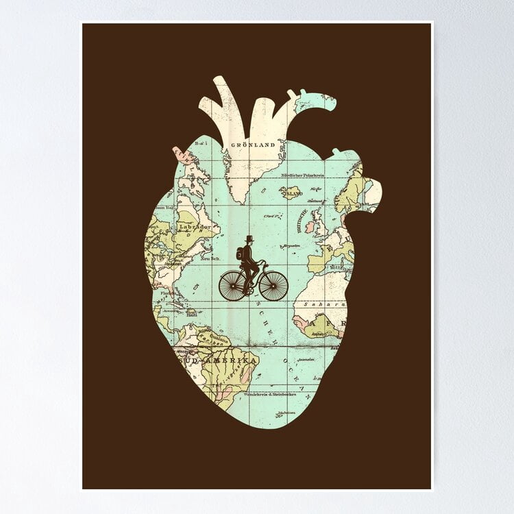 Poster Follow Your Heart - Unframed Poster, 24x36 - Walmart.com