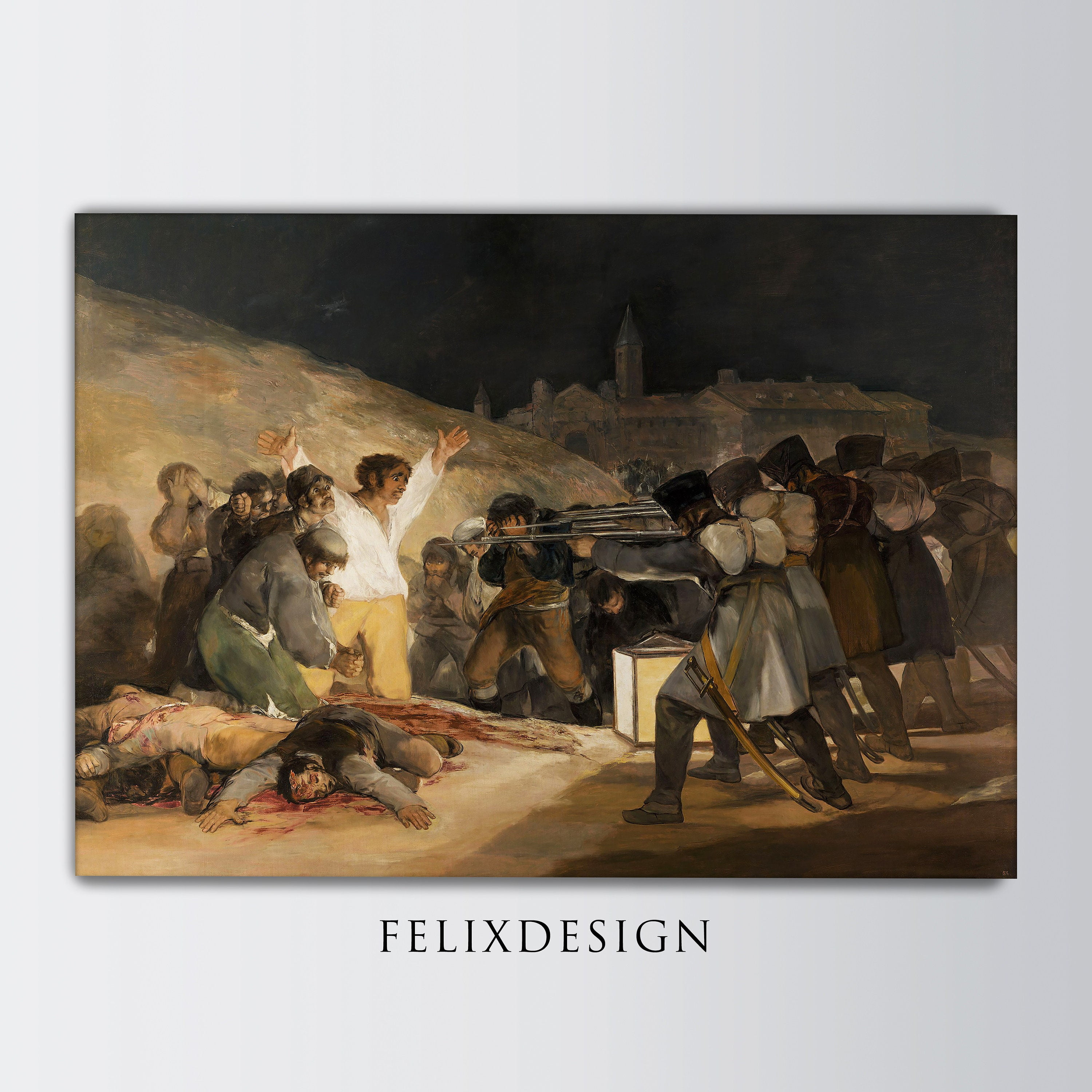Poster Francisco Goya - The Third of May (1808) - Classic Painting ...