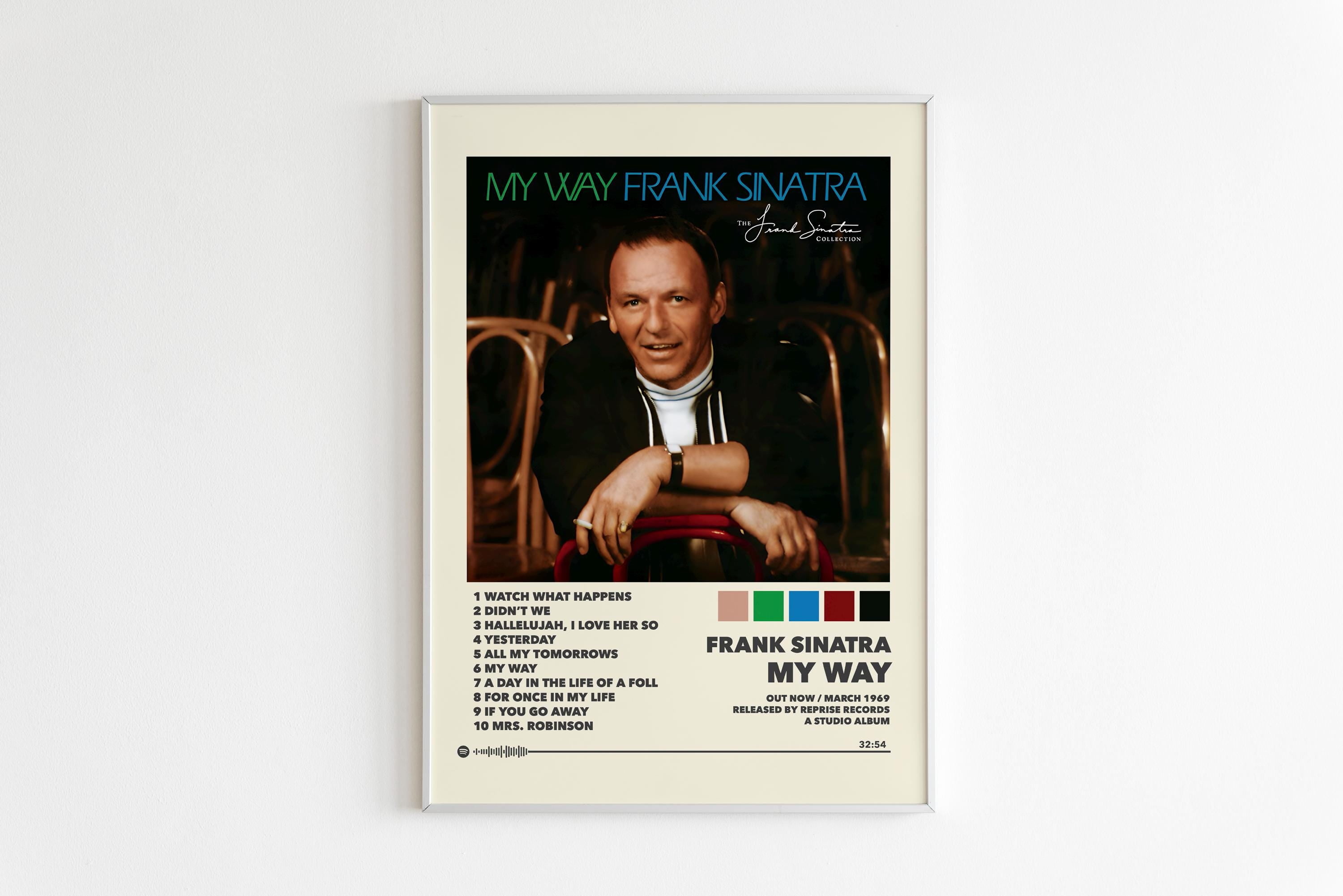 Poster Frank Sinatra Poster s / My Way Poster / Album Cover Poster ...