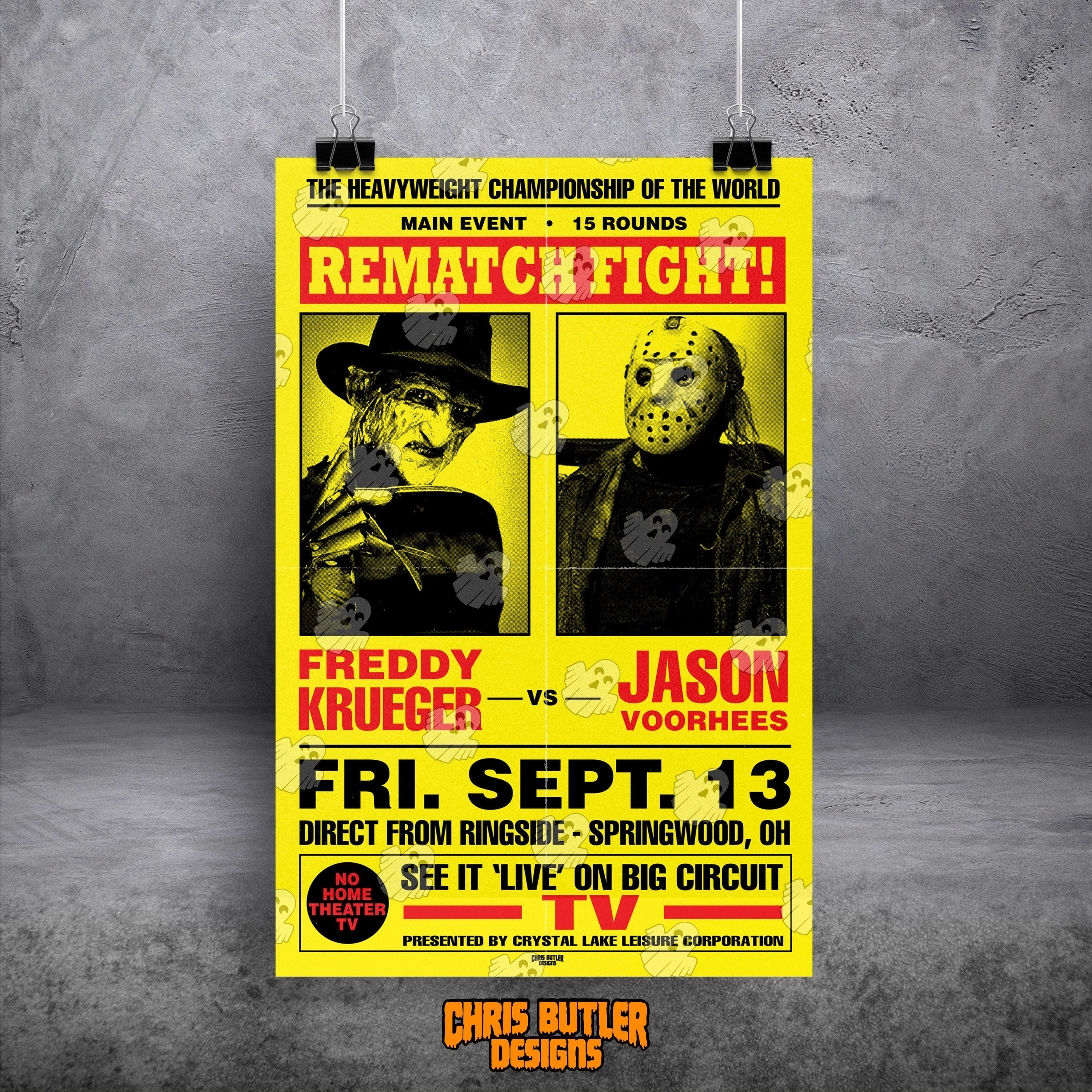 Poster Freddy Vs. Jason (Battle Royale Series) Movie Poster -UNFRAMED ...