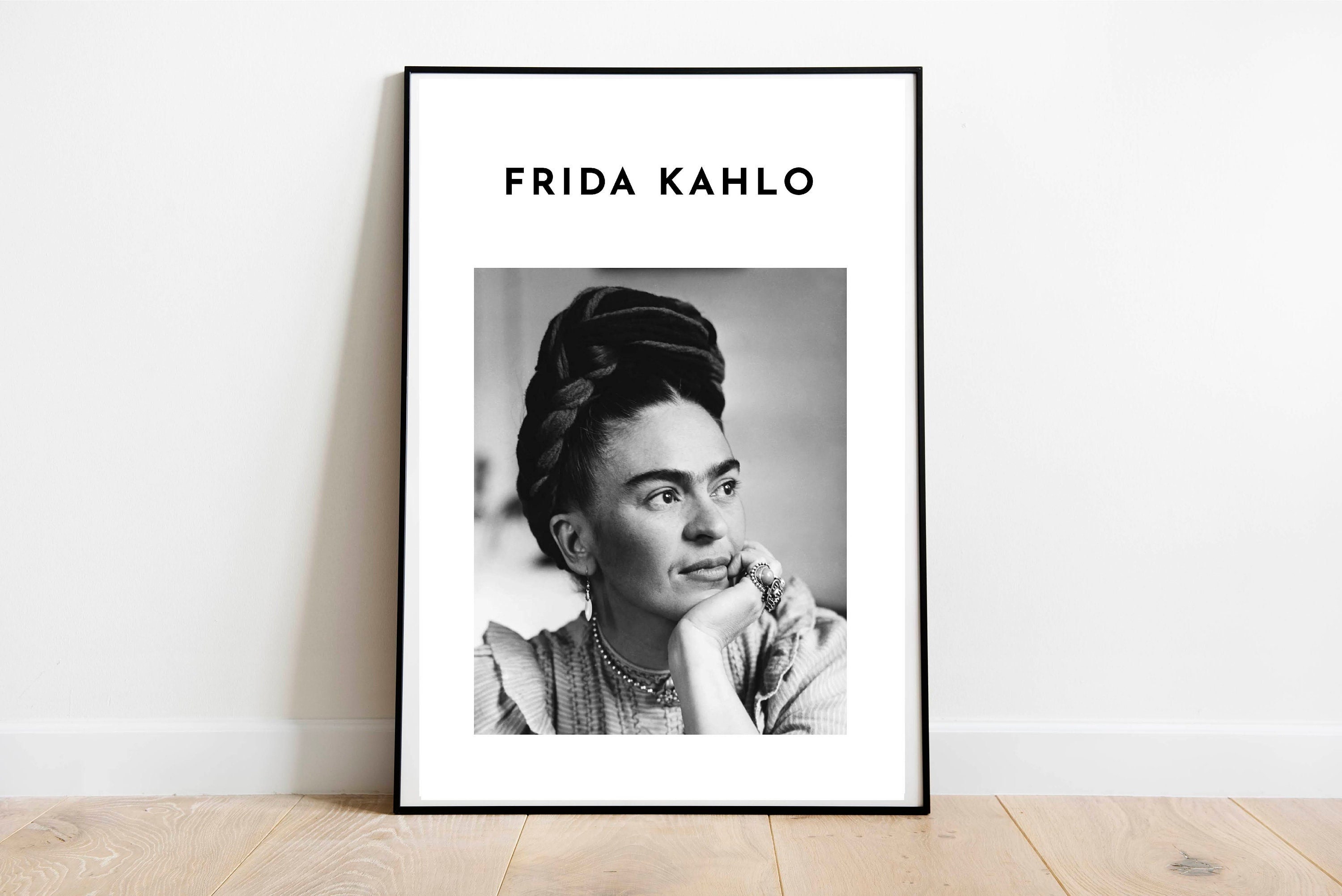 POSTER Frida Kahlo Art Print | Frida Poster | Frida Kahlo Wall Art ...