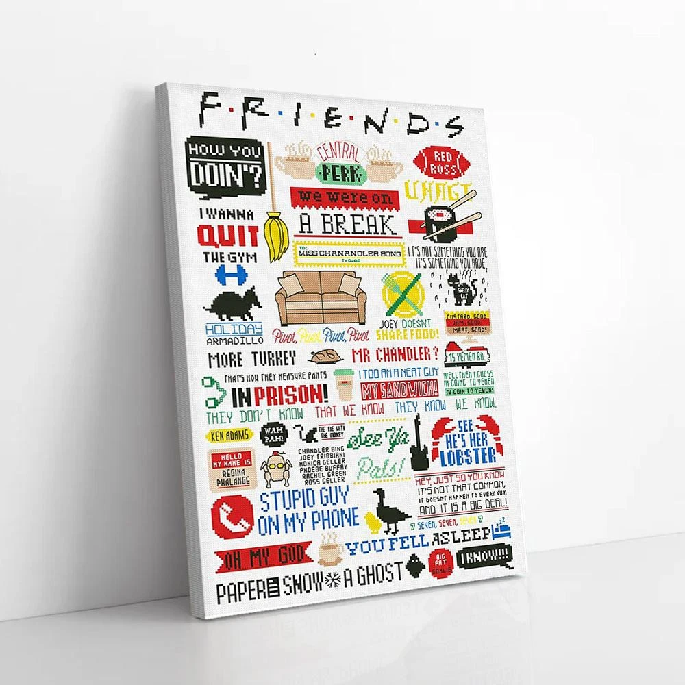 Poster Friends We Care About Each Other - UNFRAMED Poster Prints, Wall ...