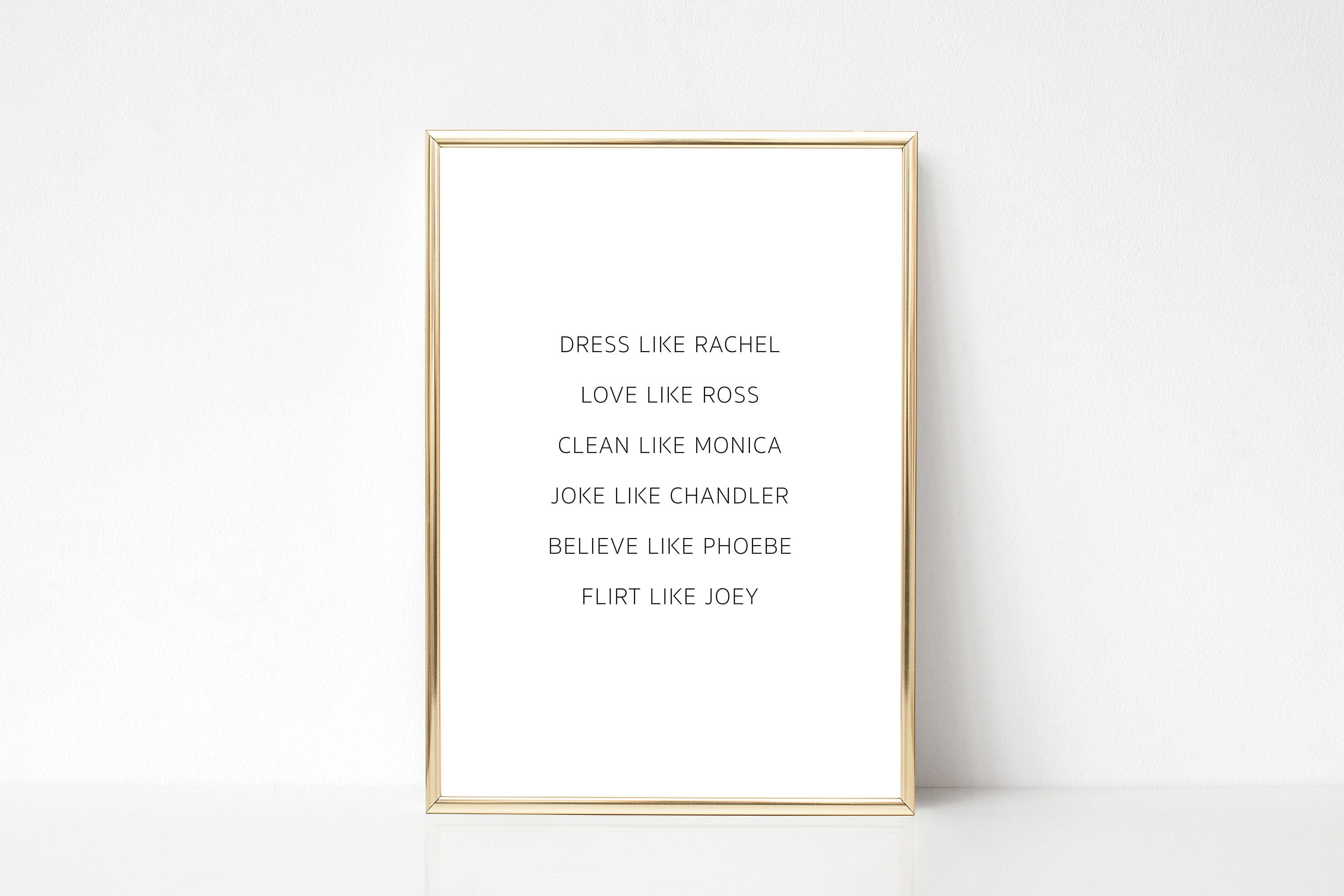 Poster Friends Print | Friends TV Print | Friends TV Poster | Friends ...