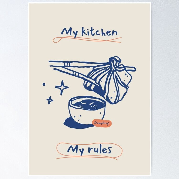 Poster Funny Kitchen Art - Unframed Poster, 12x18 - Walmart.com
