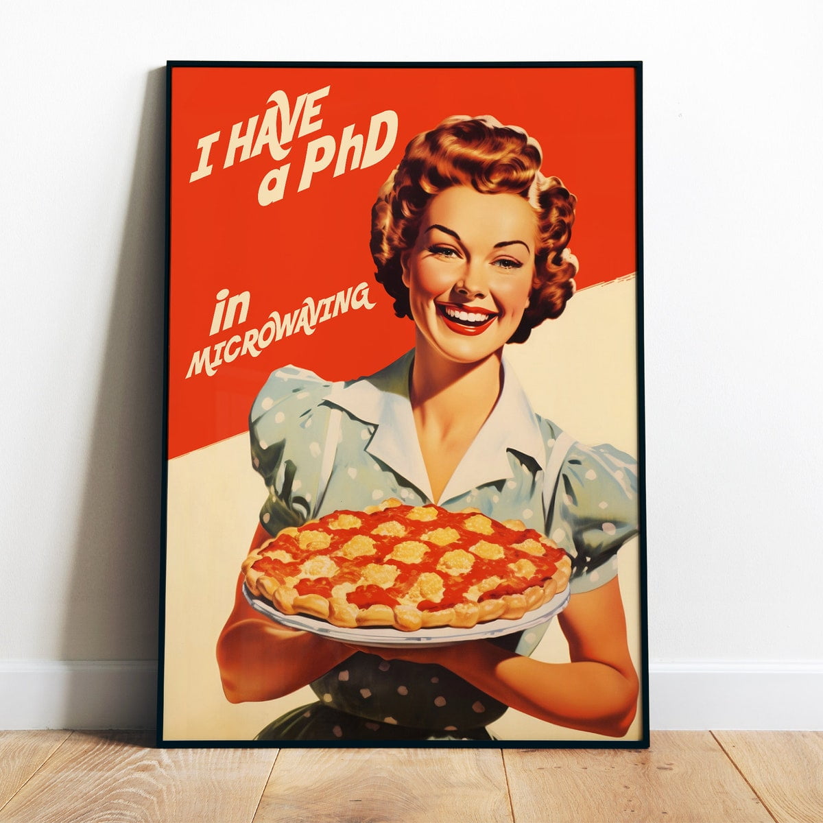 Poster Funny Kitchen Poster Printable Funny Kitchen Art Retro Housewife ...
