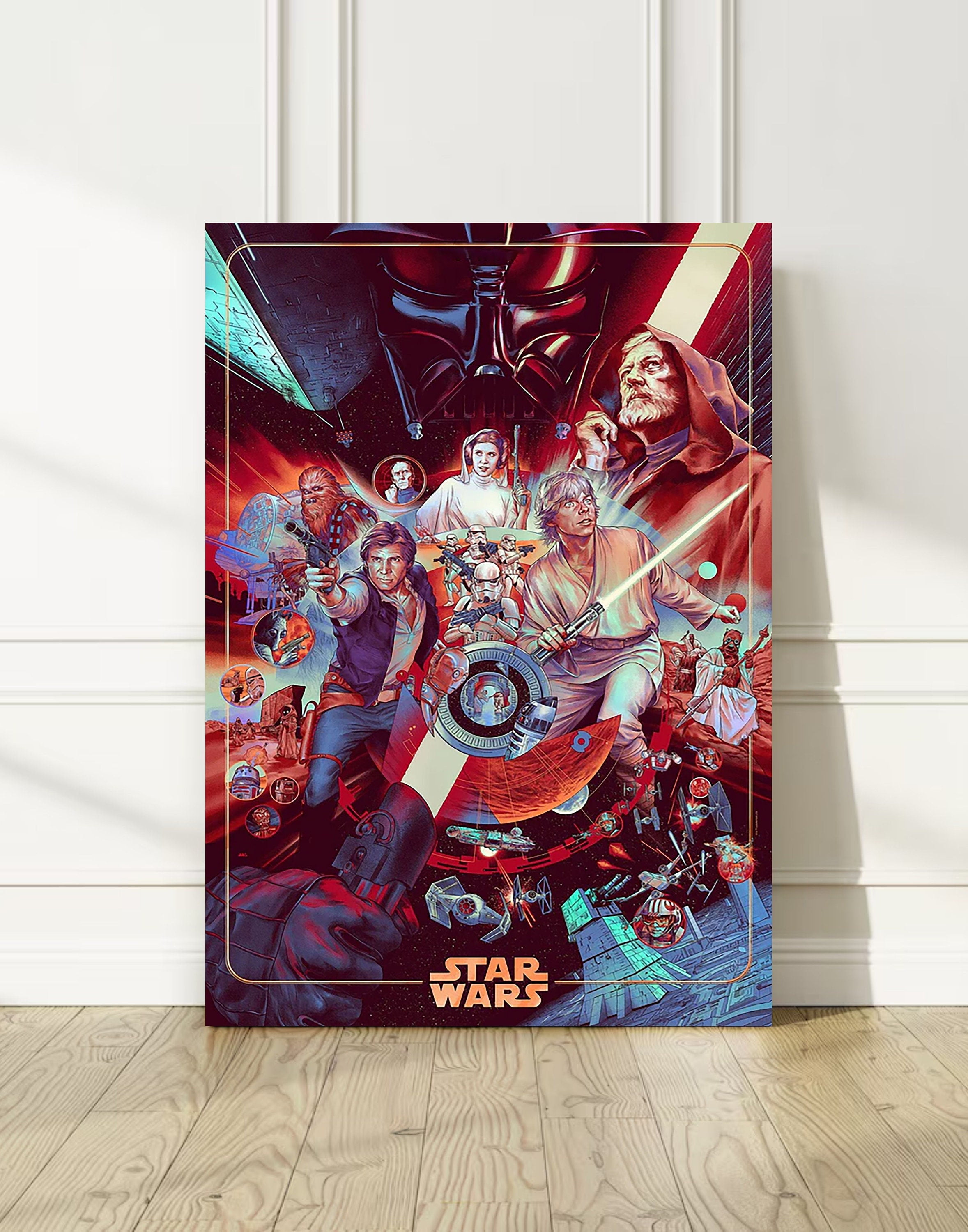 Poster Galactic Gallery: Iconic Star Wars - Star Trek Art Prints ...