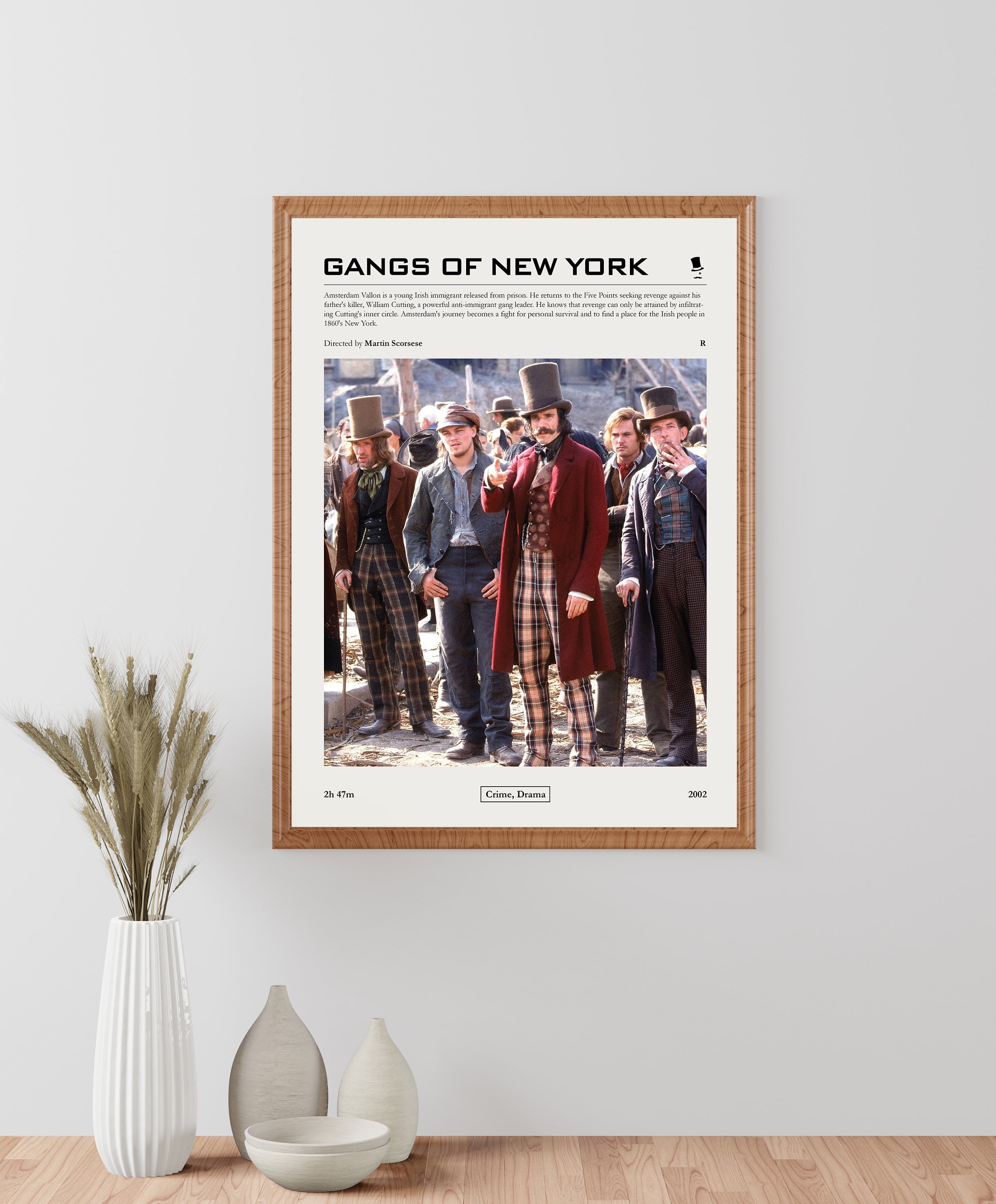 Poster Gangs of New York Minimalist Movie Poster | Martin Scorsese ...