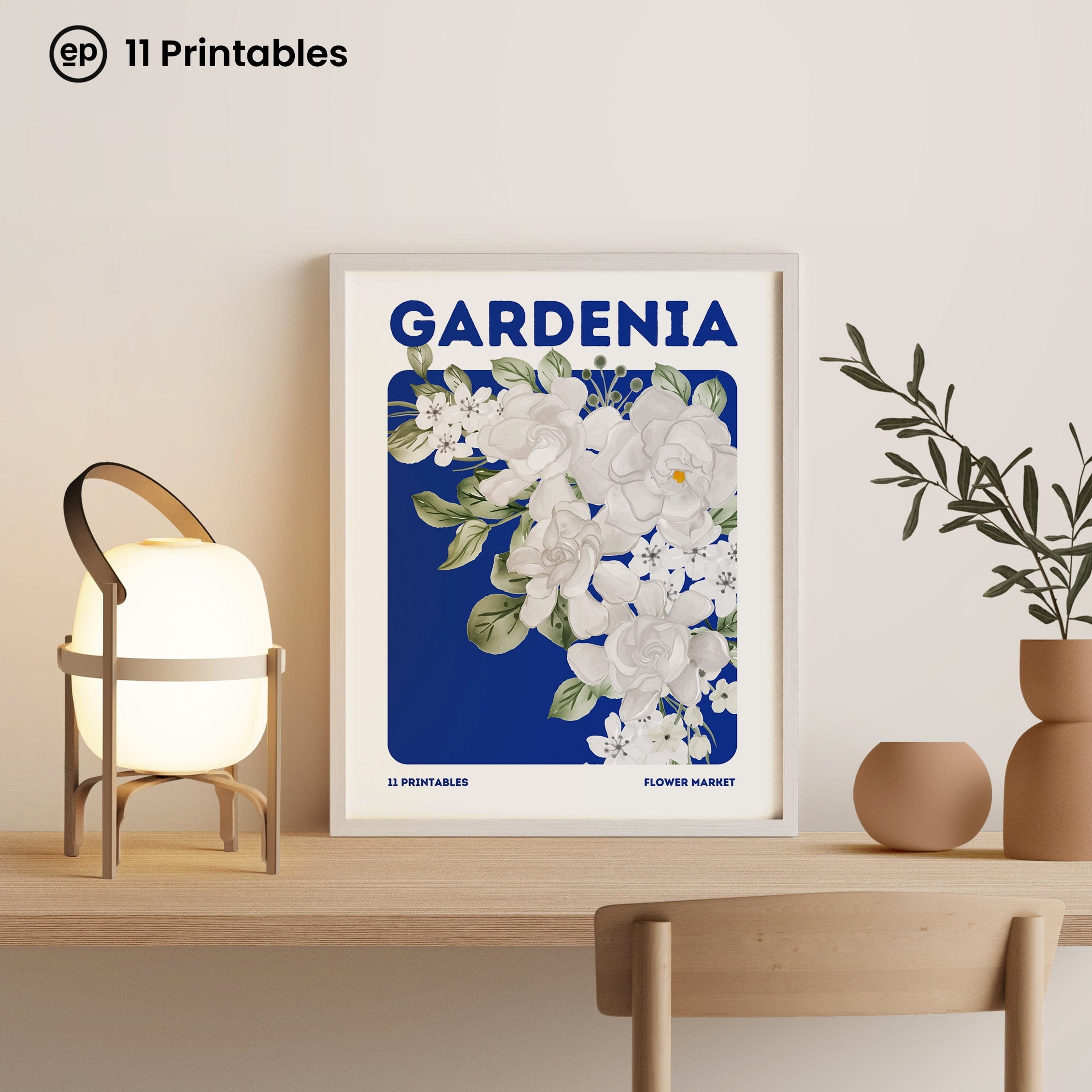 Poster Gardenia Watercolor Art, Floral, Watercolor Print, Gardenia ...