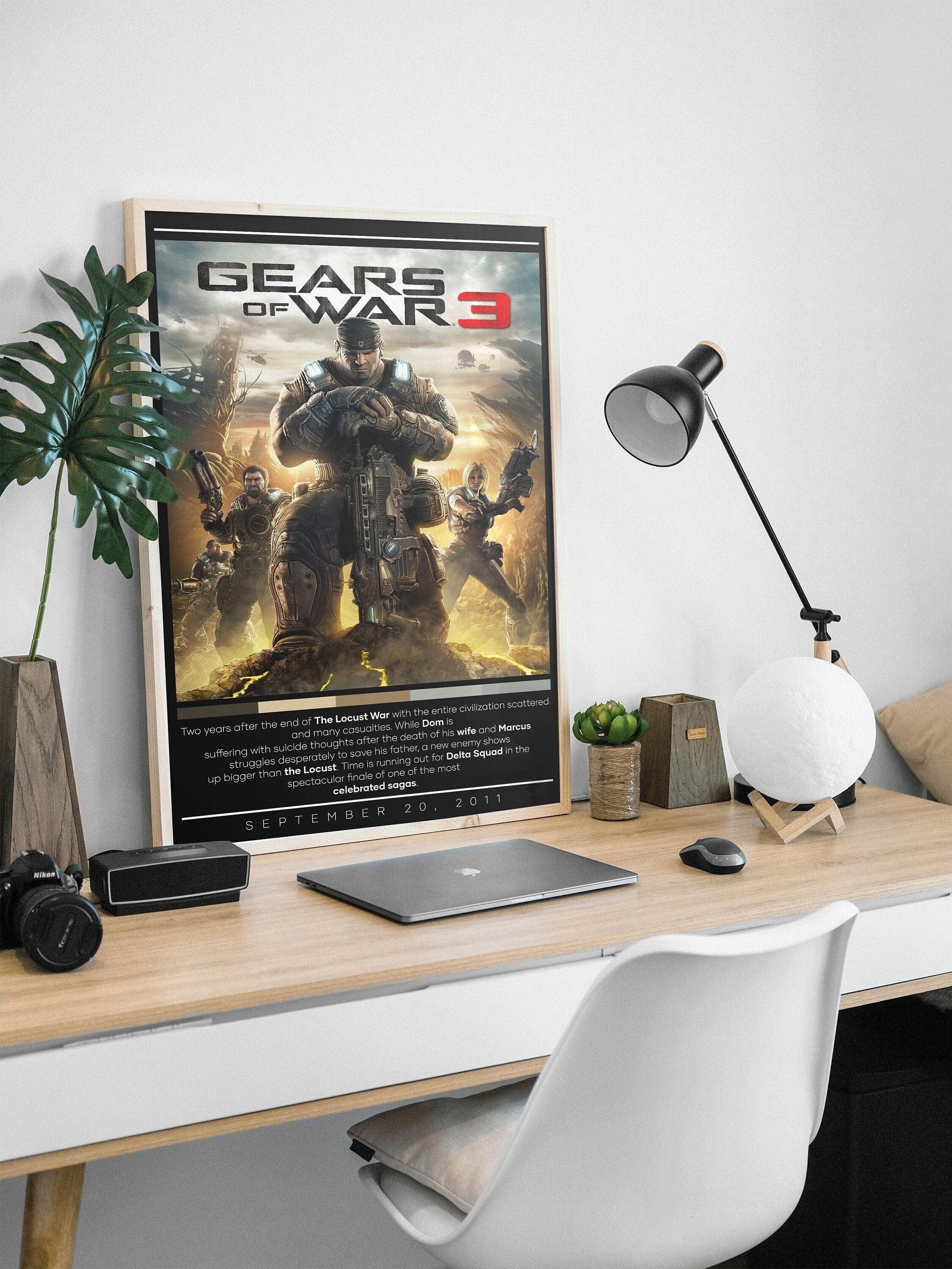 Poster Gears of War 3 Poster Print | Gaming Poster | Room Decor | Wall ...