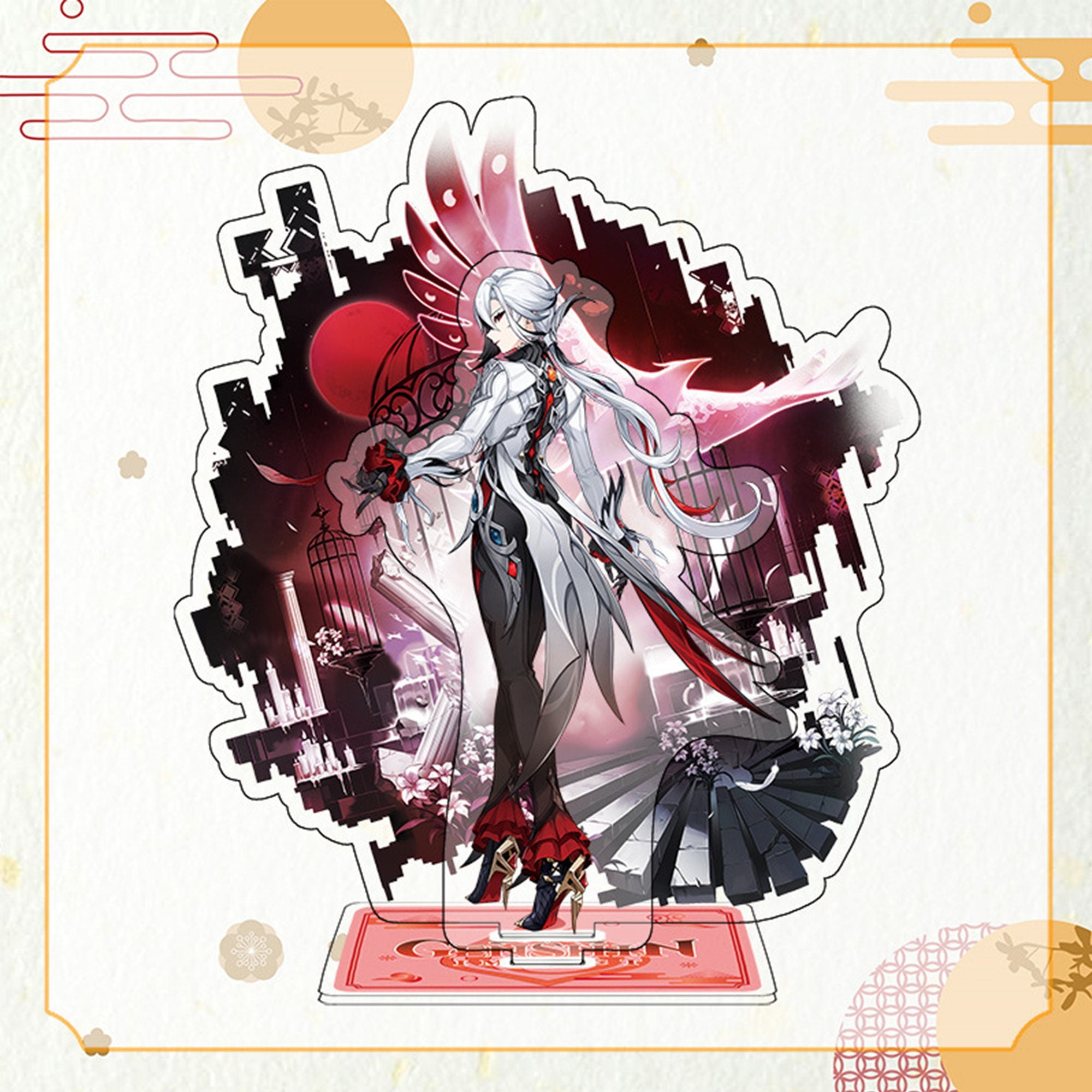 POSTER Genshin impact acrylic stand Arlecchino Chiori Neuvillette ...