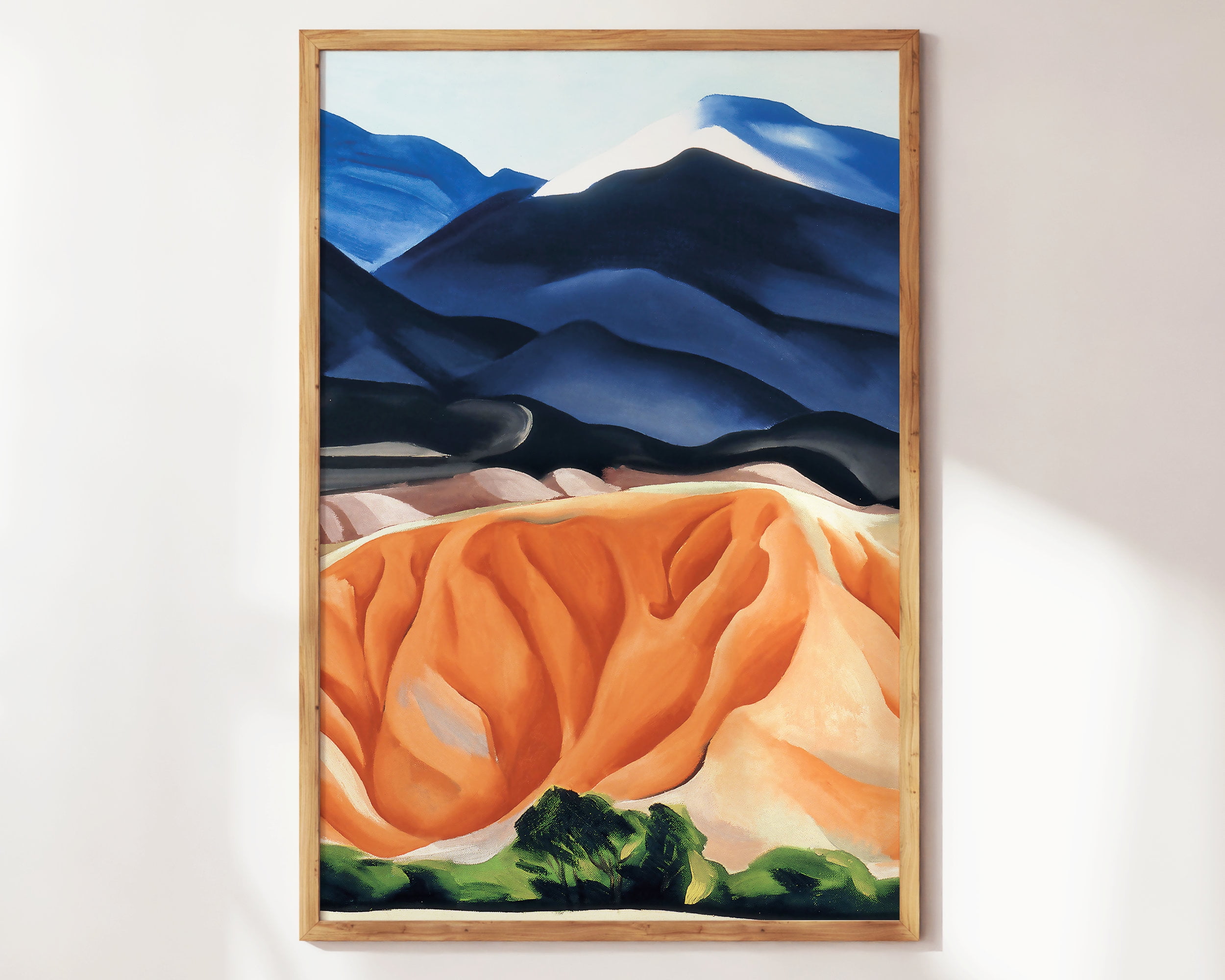Poster Georgia O'Keeffe print, Black Mesa Landscape Poster , Modern Art ...