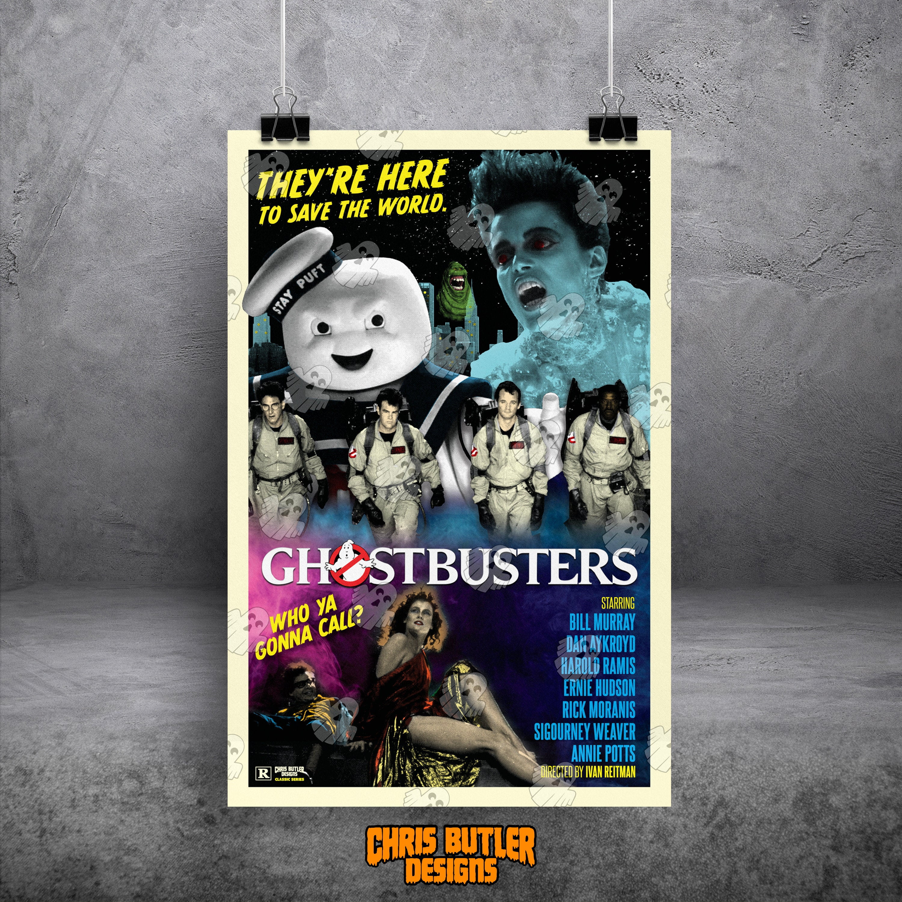POSTER Ghostbusters (Classic Series) Movie Poster-UNFRAMED - Walmart.com