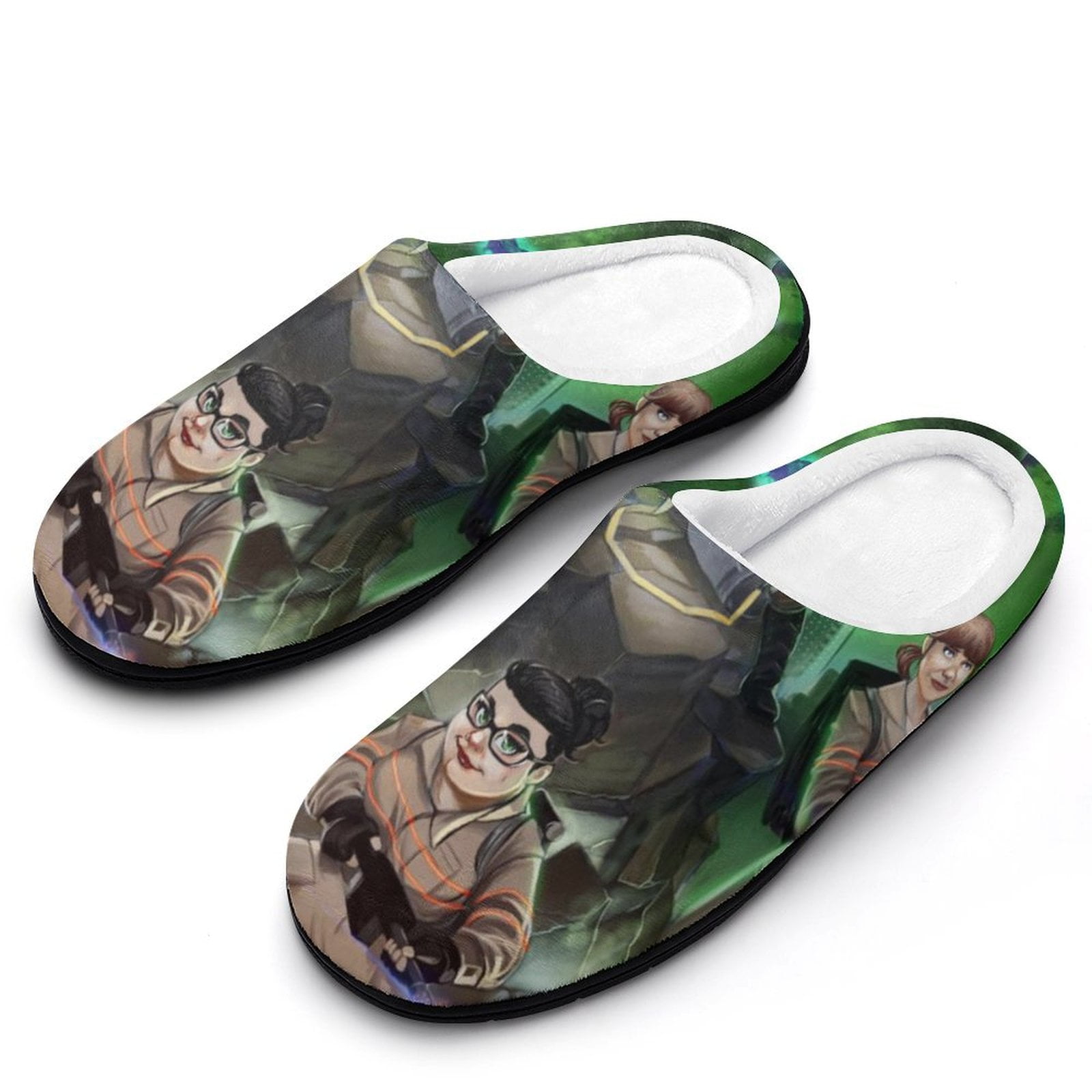 Poster Ghostbusters Fuzzy Cotton Slippers For Mens Winter Cotton ...