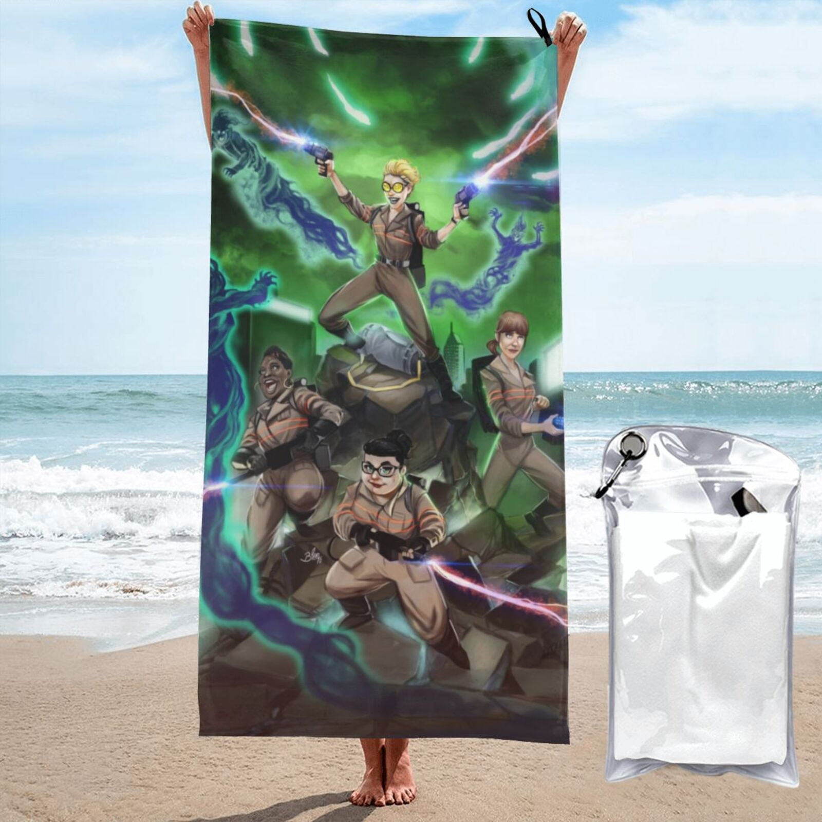 Poster Ghostbusters Quick Dry Bath Towel Lightweight Soft Absorbent ...