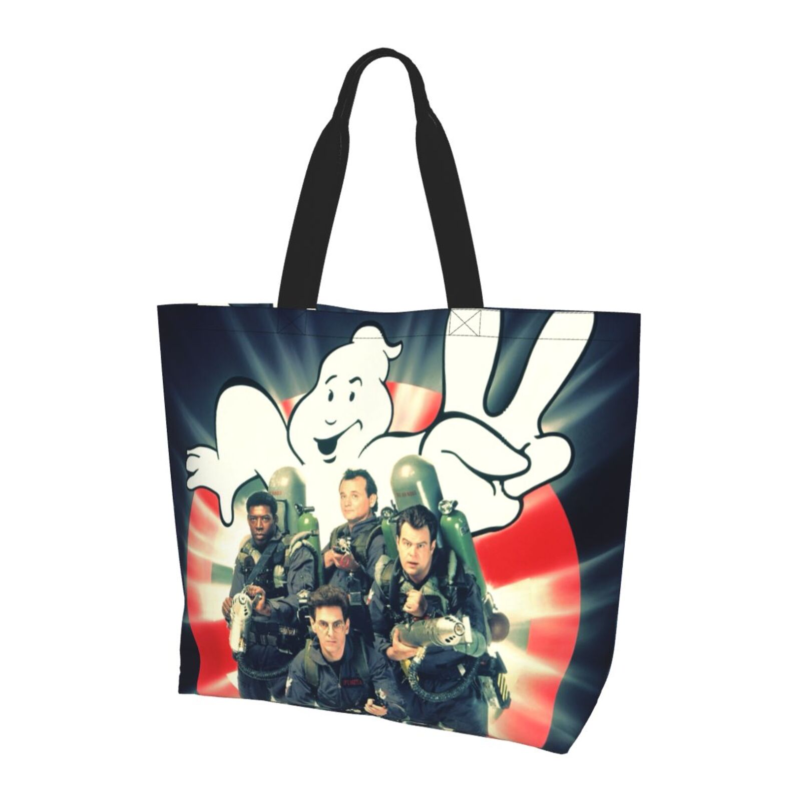 Poster Ghostbusters Tote Bags Reusable Women Shoulder Bag Grocery Bag ...