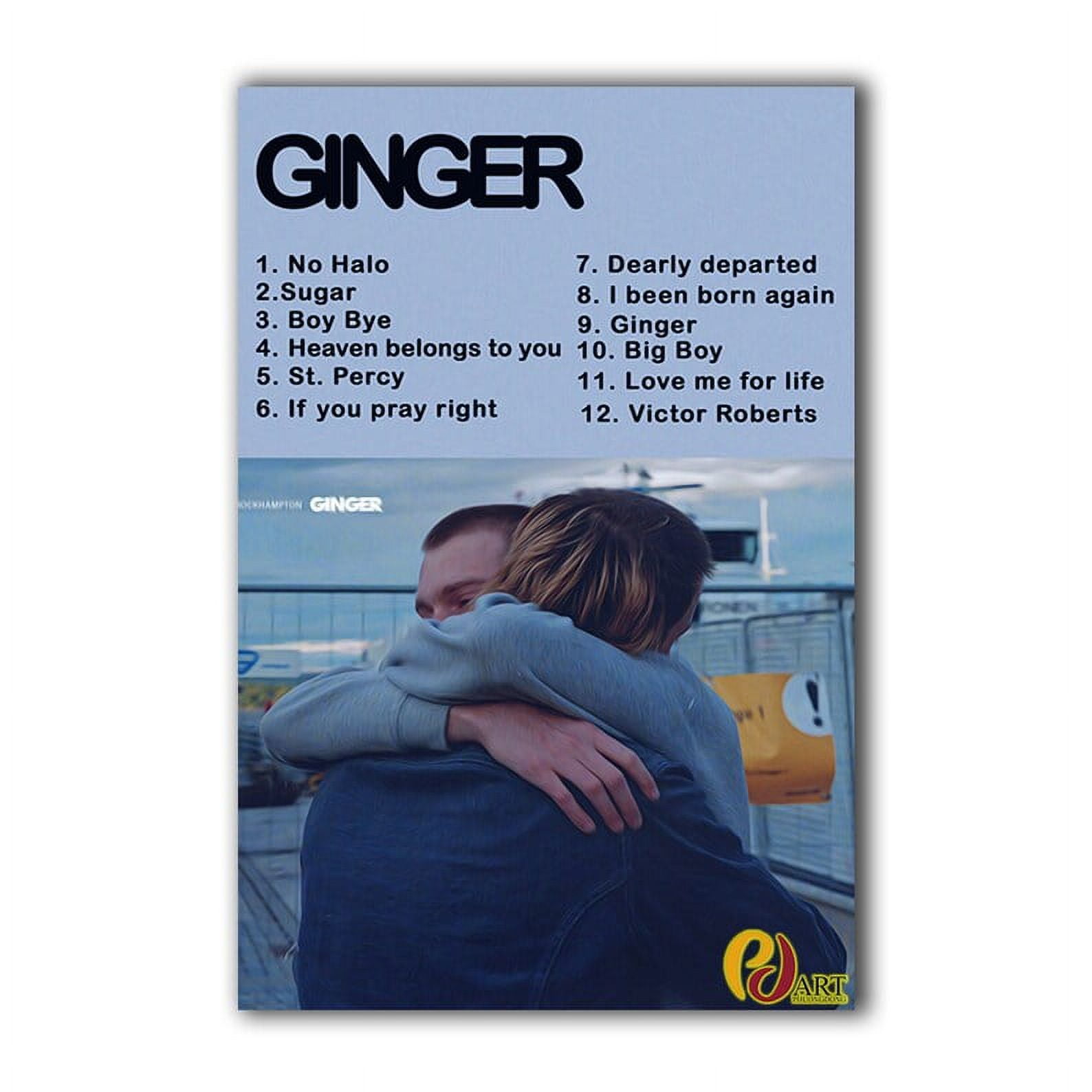 Poster Ginger Brockhampton album cover Poster print tracklist Art ...