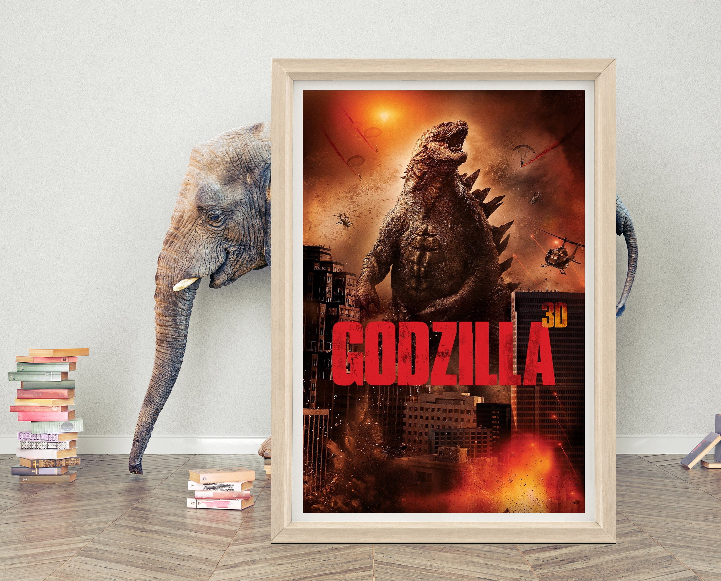 POSTER Godzilla Movie Poster | Classic Movie Poster | High Quality ...