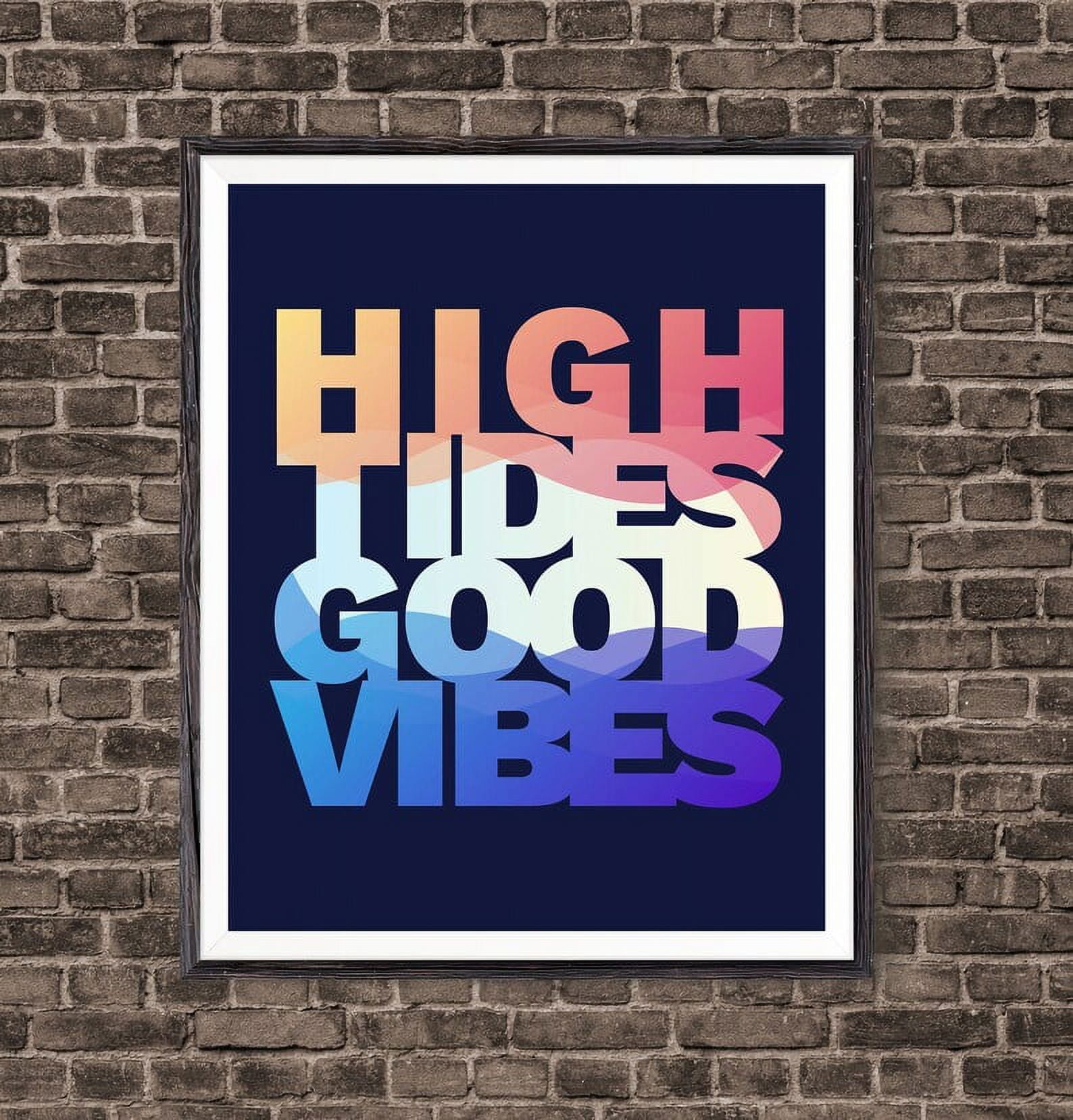 Poster Good Vibes Only Wall Art, Good Vibes Only Quote,Inspirational ...