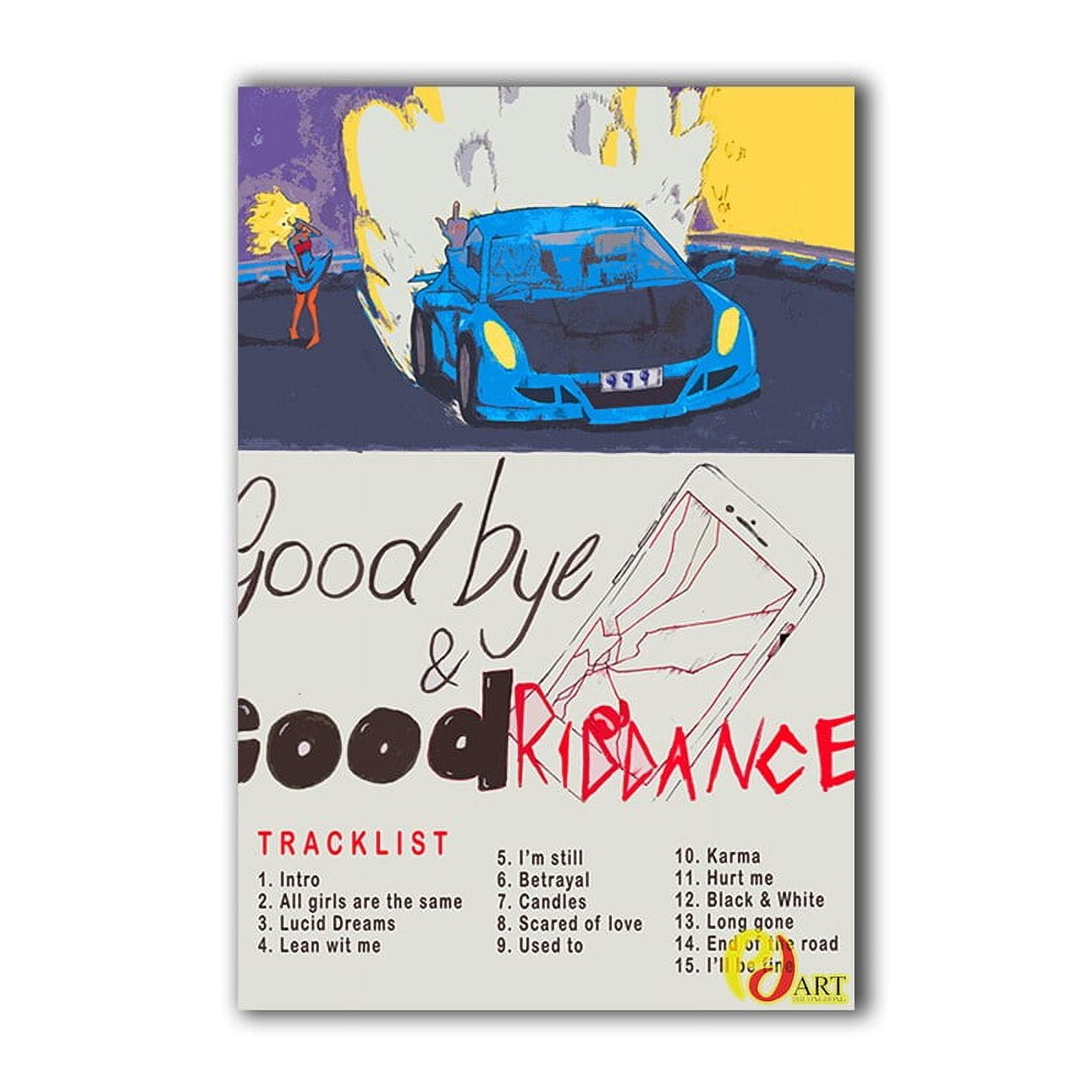 Poster Goodbye & Good Riddance Juice Wrld Album cover Poster wall art ...