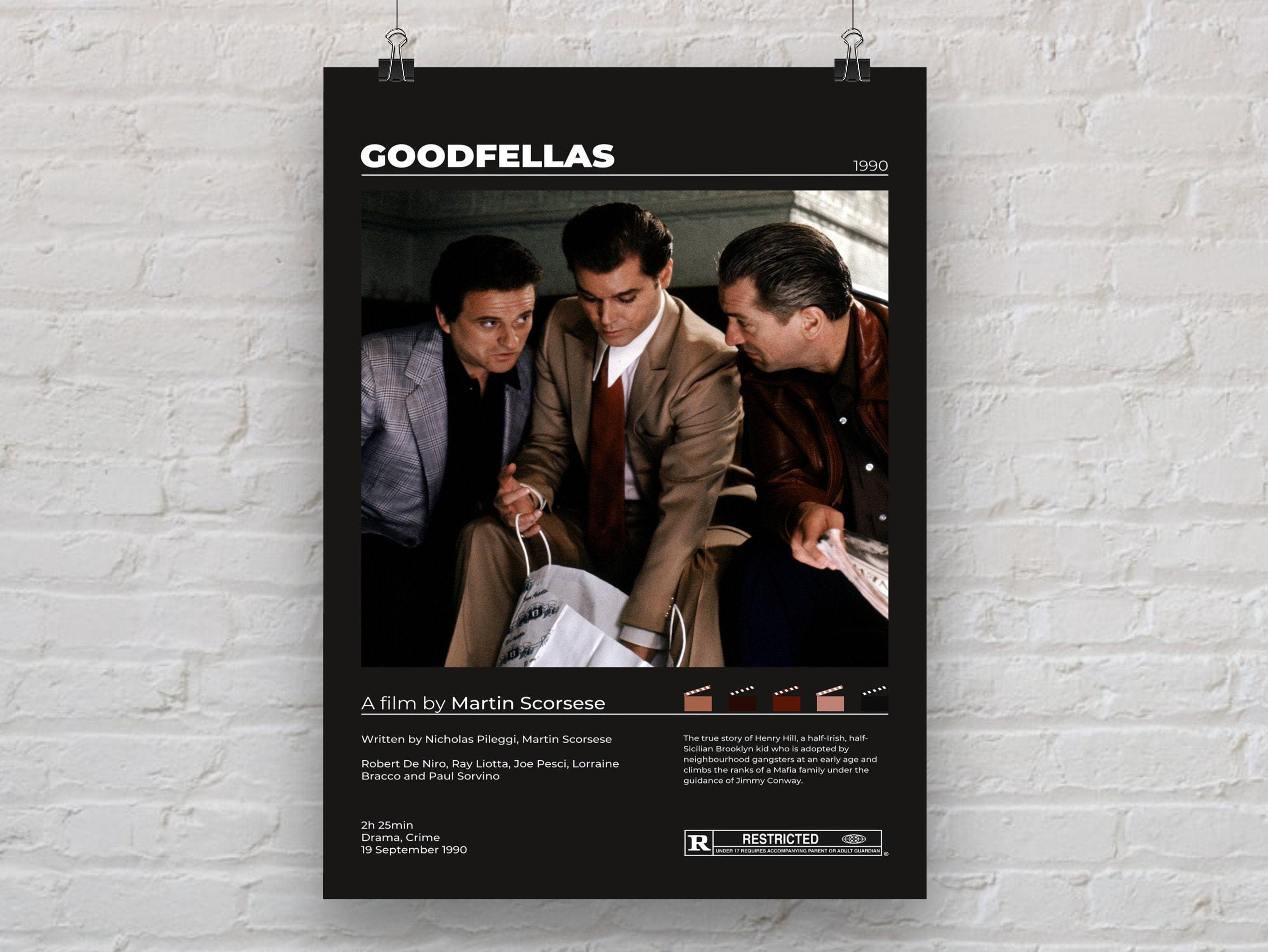Poster Goodfellas Poster | Martin Scorsese | Minimalist Movie Poster ...