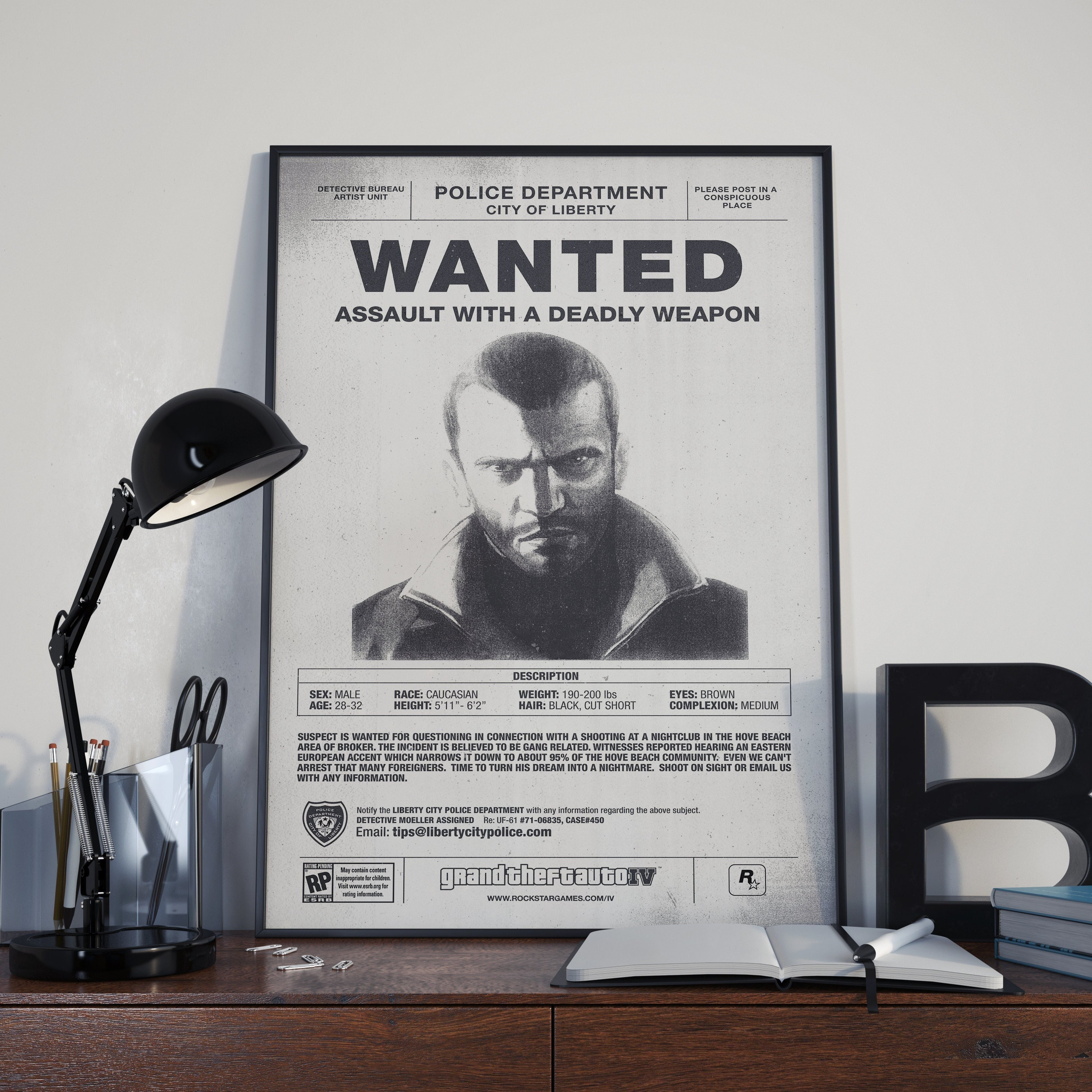 Poster Grand Theft Auto 4 Poster | GTA 4 Poster | Video Game Poster ...