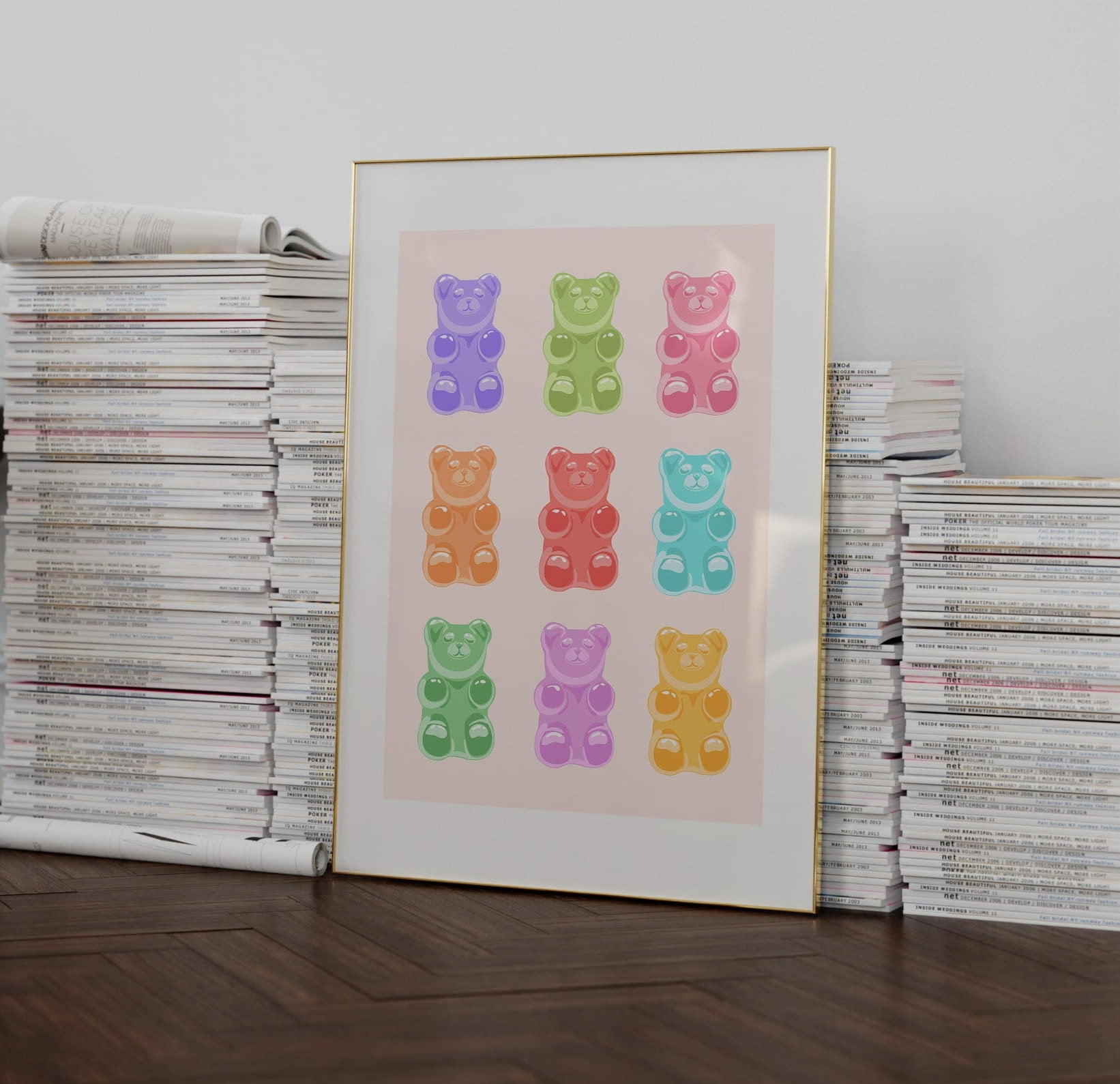 Poster Gummy Bear Decor Preppy Room Decor College Dorm Poster Trendy ...