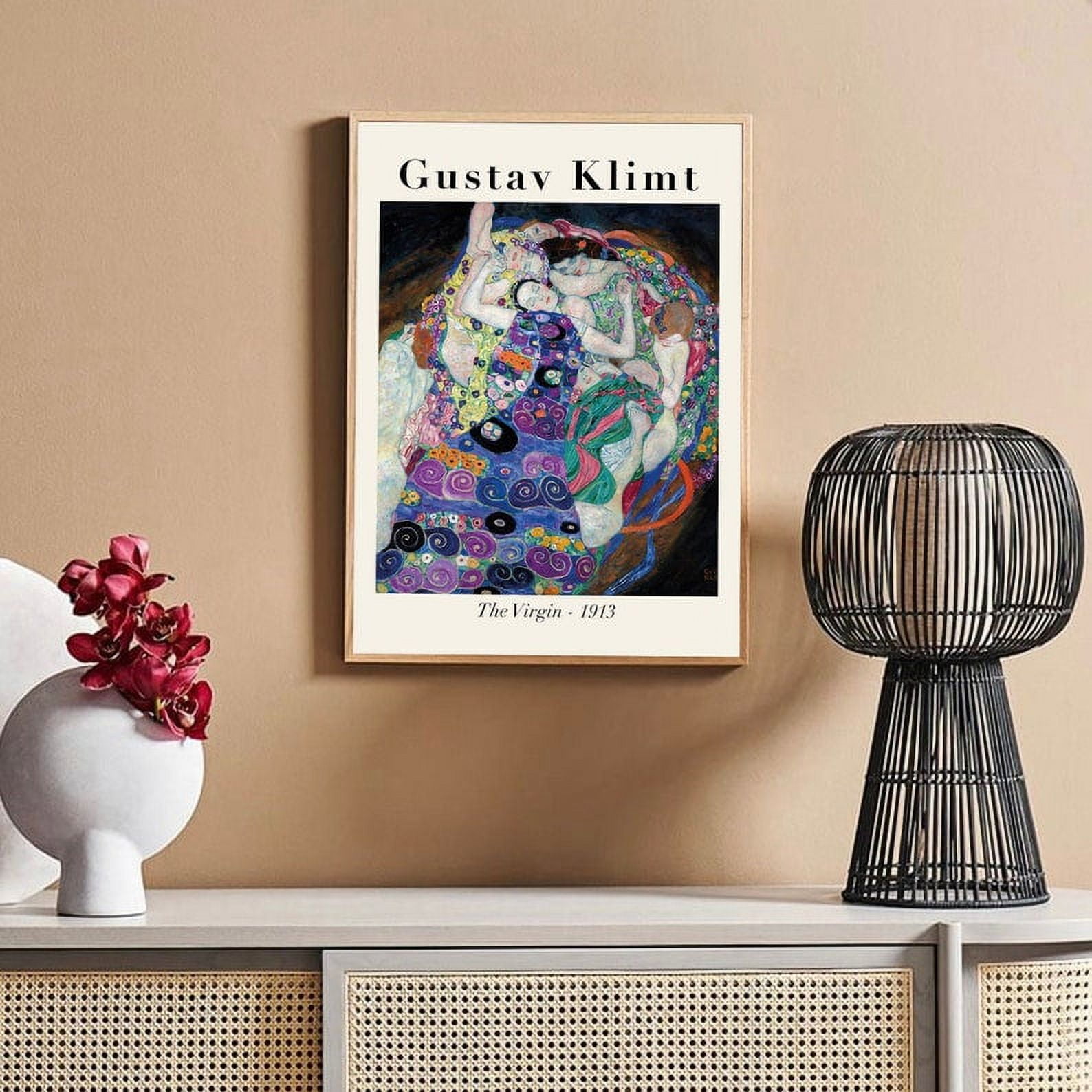 Poster Gustav Klimt's The Virgin Famous Painting, Gustav Klimt Print ...