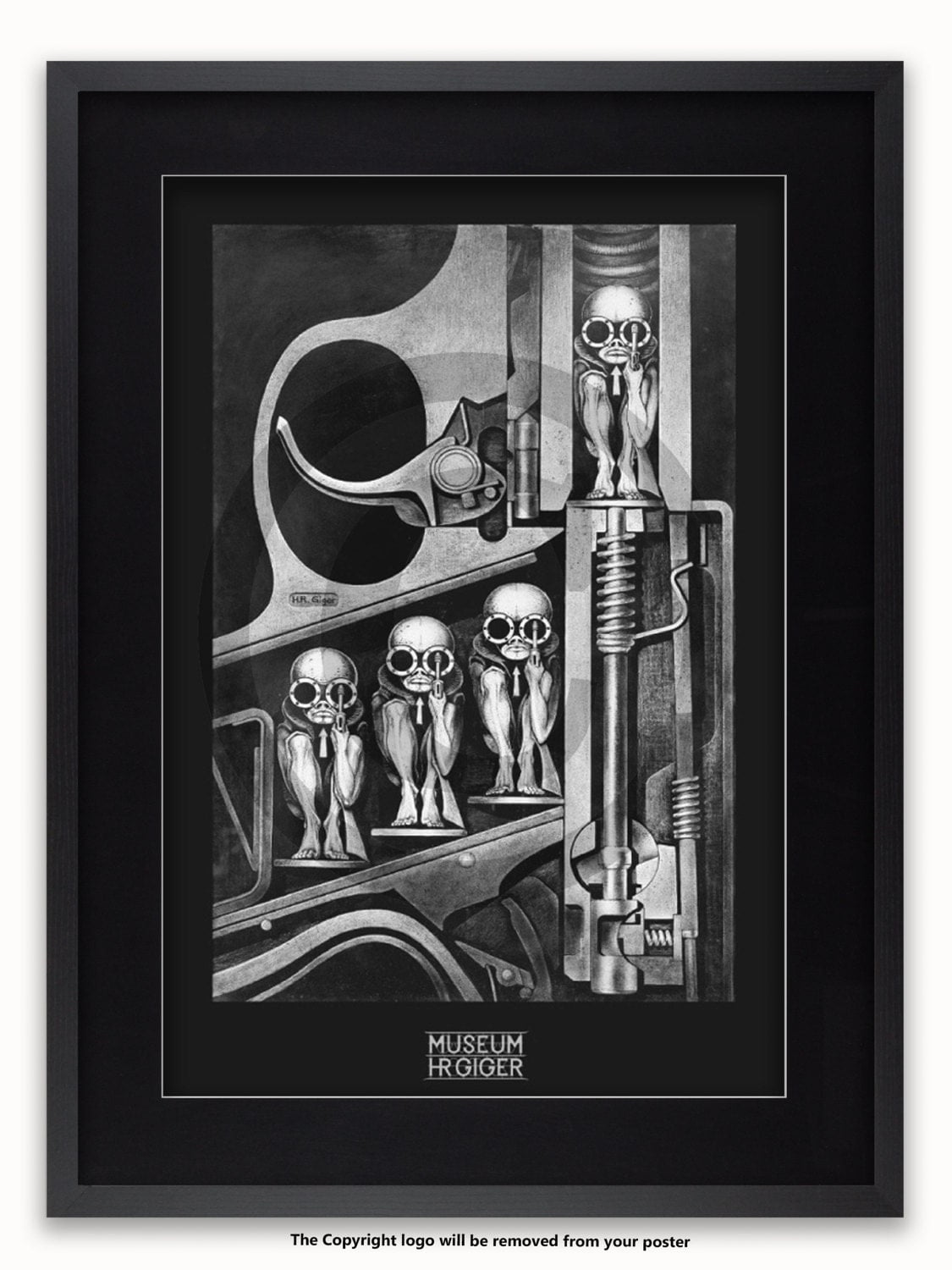 Poster H.R. Giger - Birthmachine - Art Poster -UNFRAMED - Walmart.com