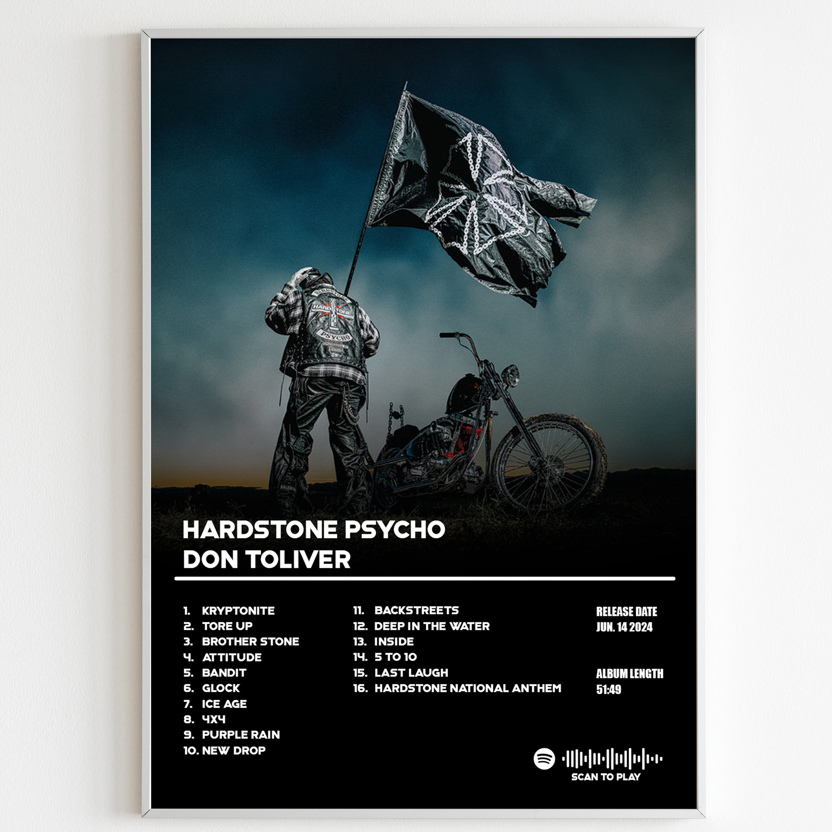 Poster HARDSTONE PSYCHO - Don Toliver | Album Cover Poster Music Wall ...